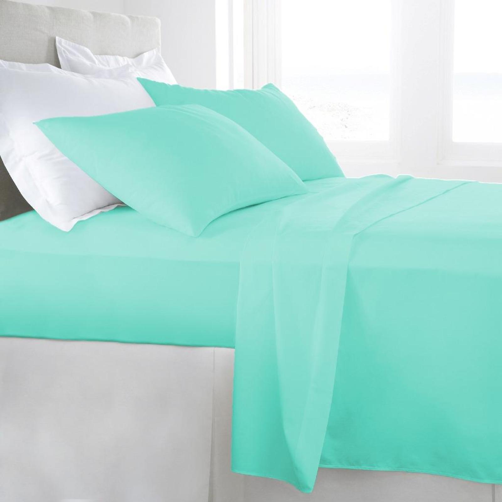 Luxor Double Aquamarine 1000TC Egyptian Cotton Sheet Set - Bunnings ...