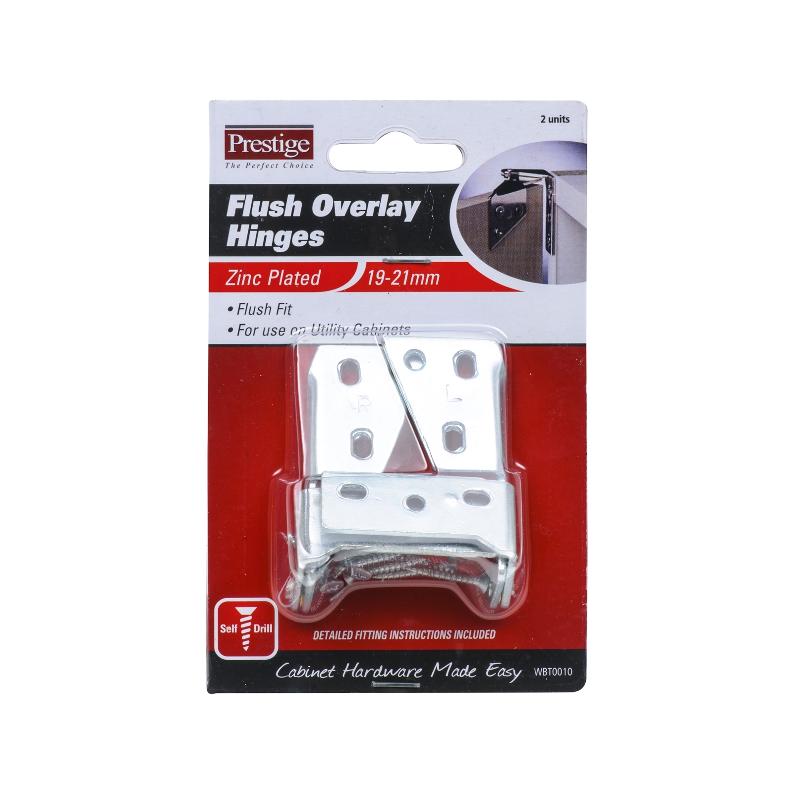 Prestige 19 - 21mm Flush Pattern Overlay - 2 Pack - Bunnings Australia