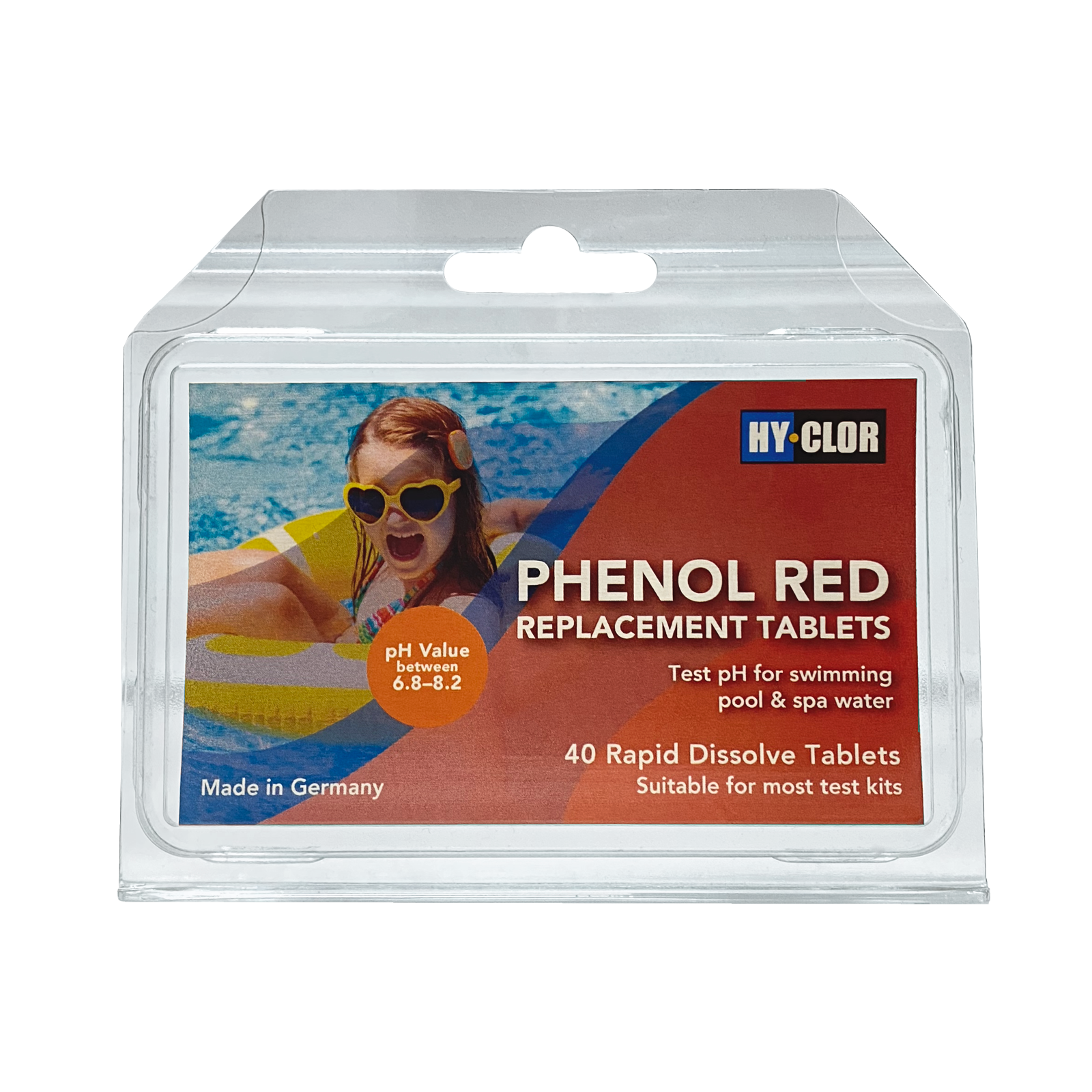 Hy-Clor Phenol Red Rapid Dissolve Tablets - 40 Pack - Bunnings Australia