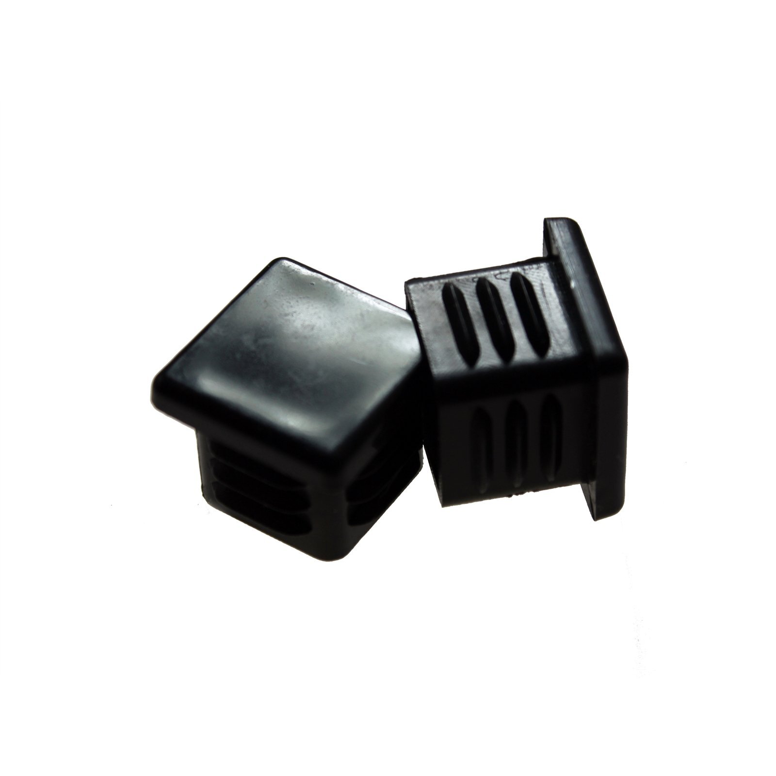 Surface Gard 16mm Black Square Plastic Internal Chair Tip - 4 Pack ...