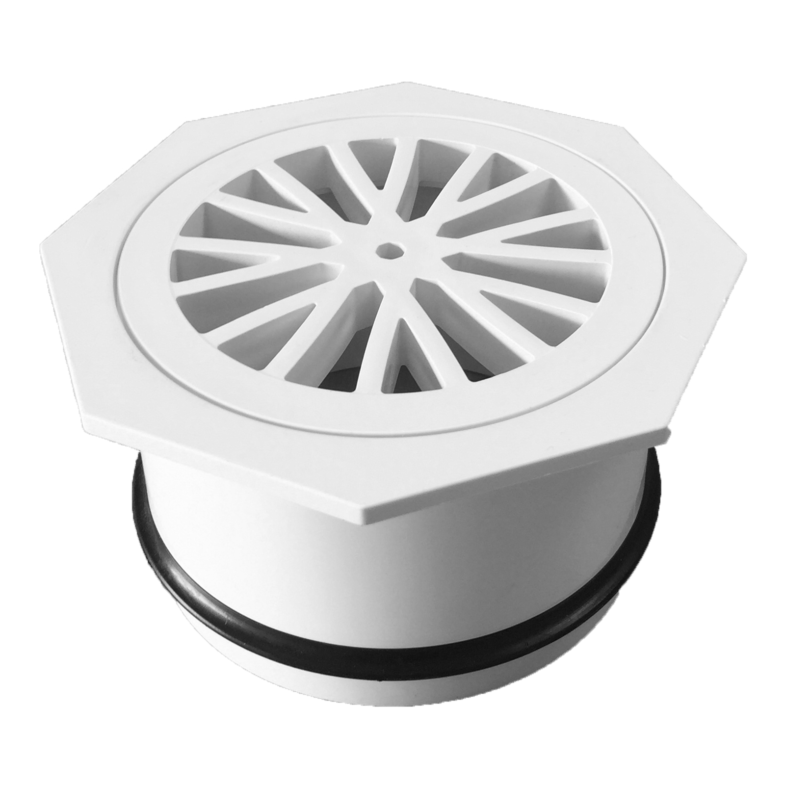 Holman 100mm DWV PVC Octagon Floor Grate - Bunnings Australia