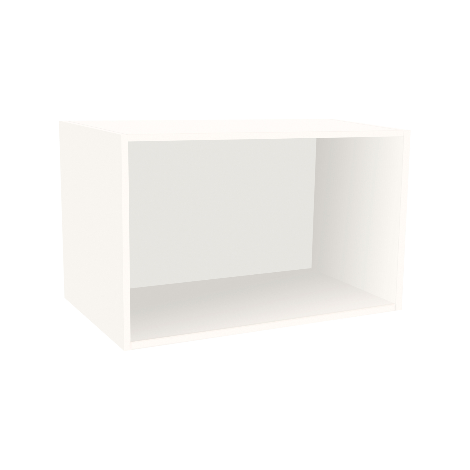 Kaboodle 400-499mm Sour Cream Customisable Open Slimline Shelf ...
