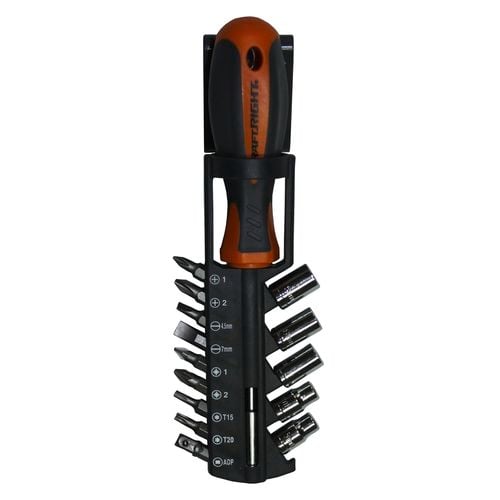 Craftright 15 Piece Screwdriver And Bit Set - Bunnings Australia