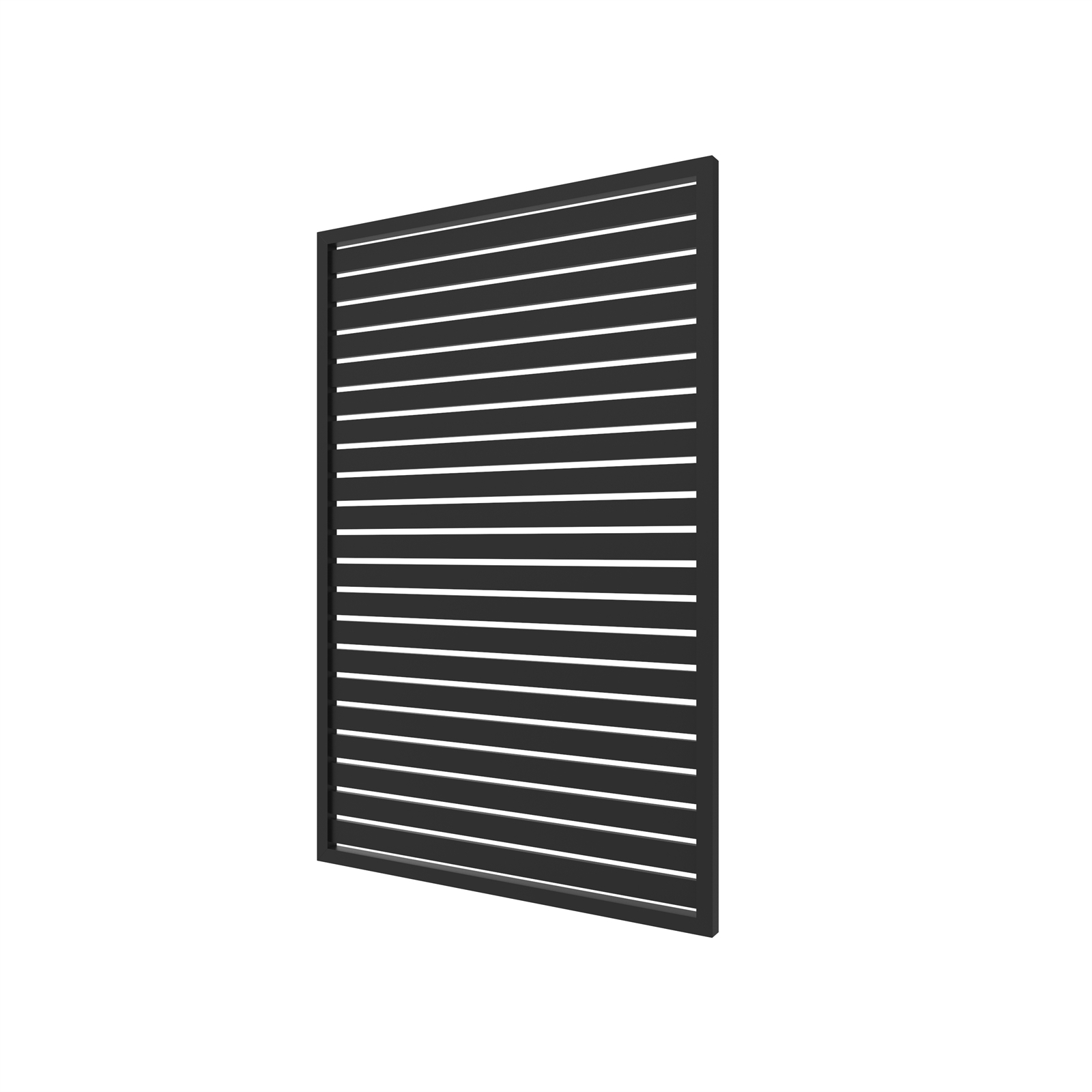 Protector Aluminium 1200 x 1800mm Welded 65 x 16mm Slat Panel - Satin ...