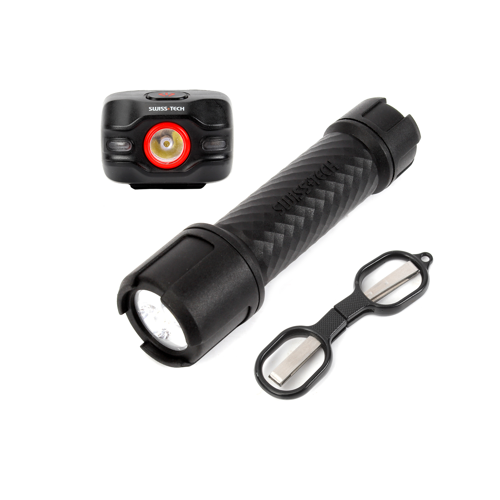 Swiss+Tech 3 Piece Tactical Flashlight Pack - Bunnings Australia