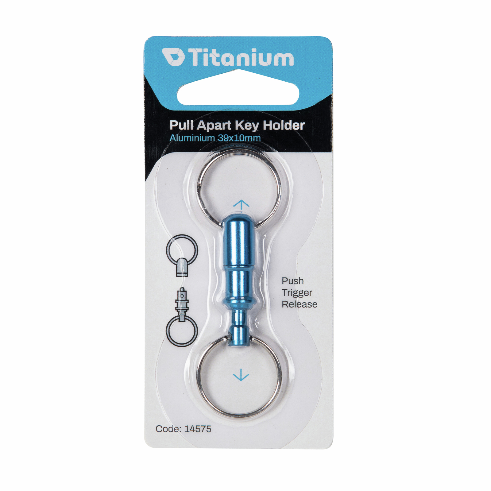Titanium Aluminium Trigger Release Key Holder - Bunnings Australia