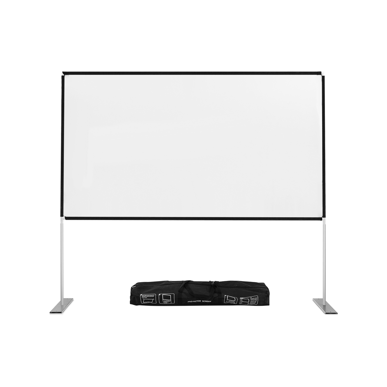 Costway 120"/306cm Projector Screen 16:9hd W/stand - Bunnings Australia