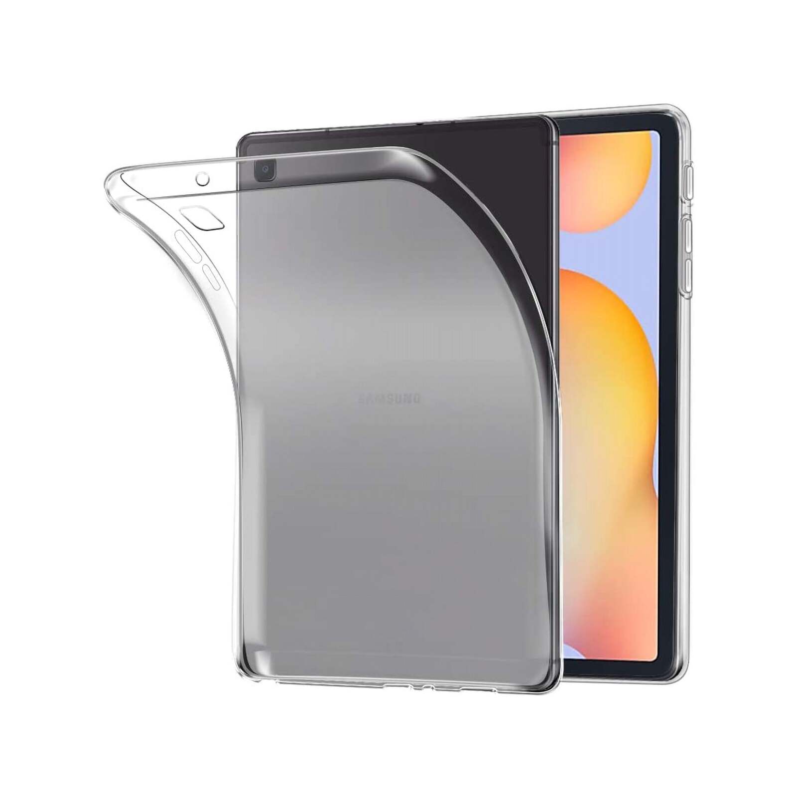 MEZON Samsung Galaxy Tab S6 Lite 10.4" Slim Clear TPU Gel Back Case ...