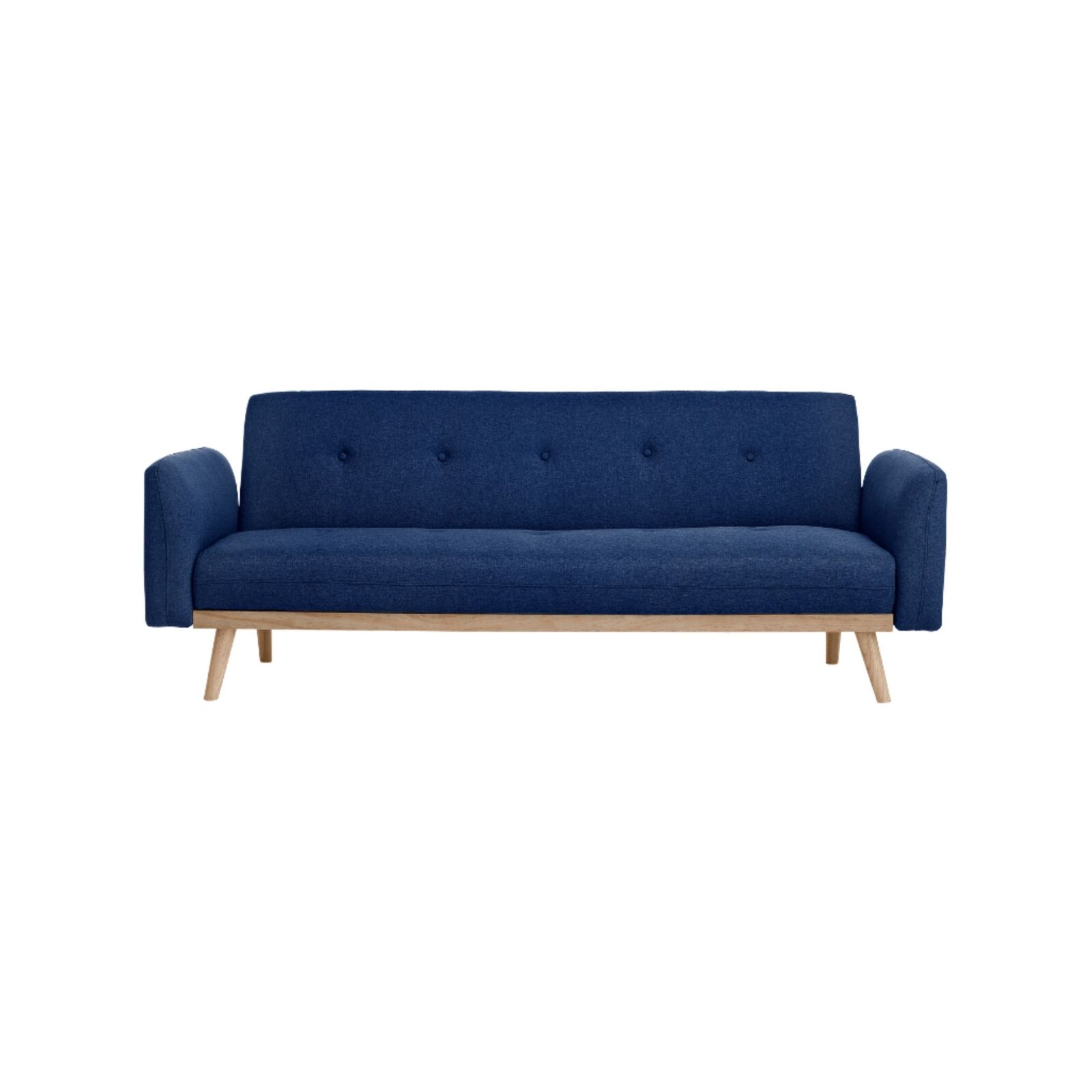 Nicholas 3-Seater Blue Foldable Sofa Bed - Bunnings Australia
