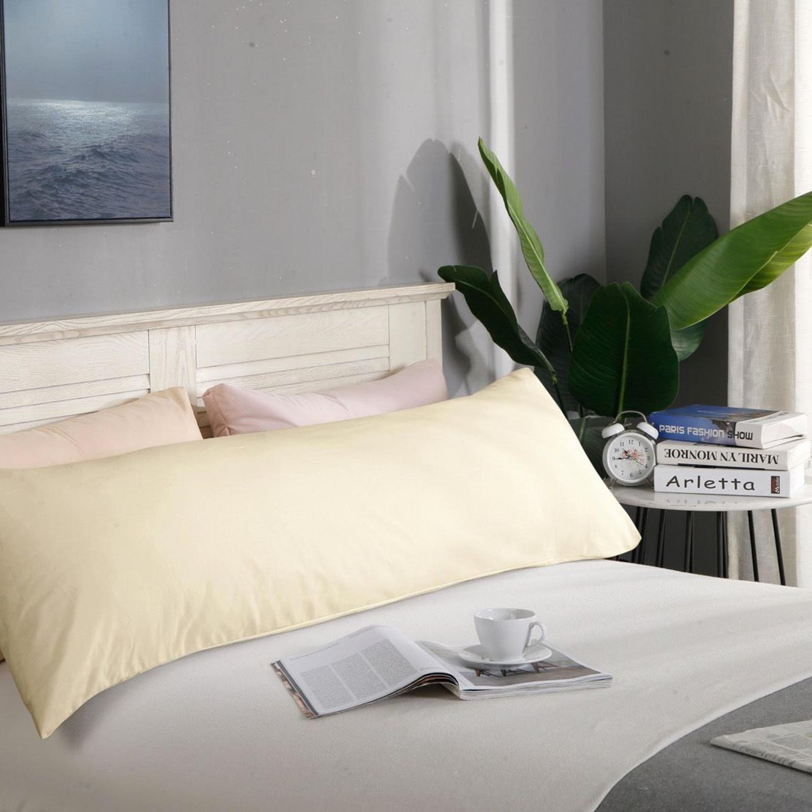 Fabric Fantastic 1000TC Premium Ultra Soft Body Pillowcase - Yellow ...