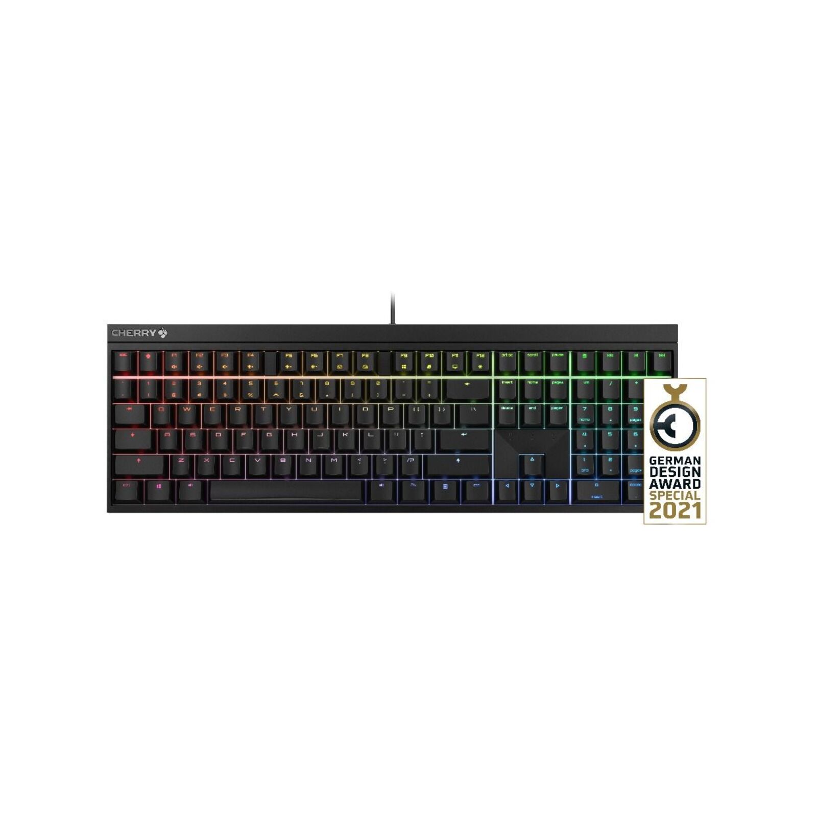 CHERRY MX 2.0S RGB Gaming Keyboard BLACK version - MX Black switch ...