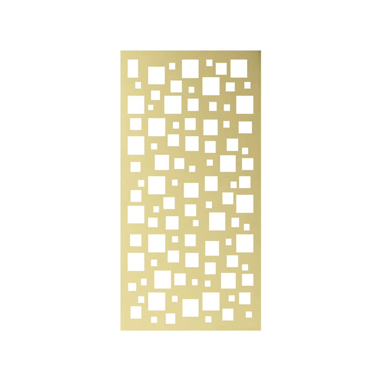 900 x 1800mm ACP Profile 7 Decorative Panel Unframed - Gold Mirror ...