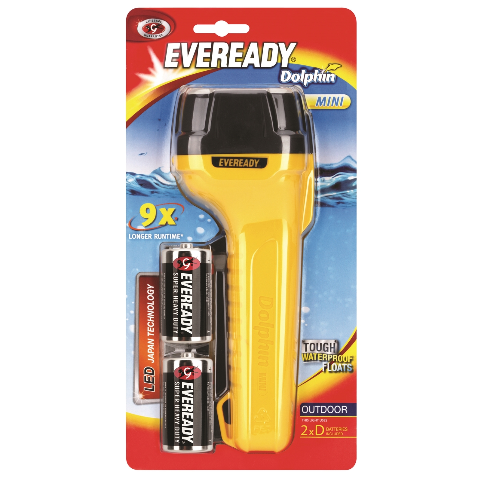 Eveready Mini Dolphin Torch With Batteries - Bunnings Australia