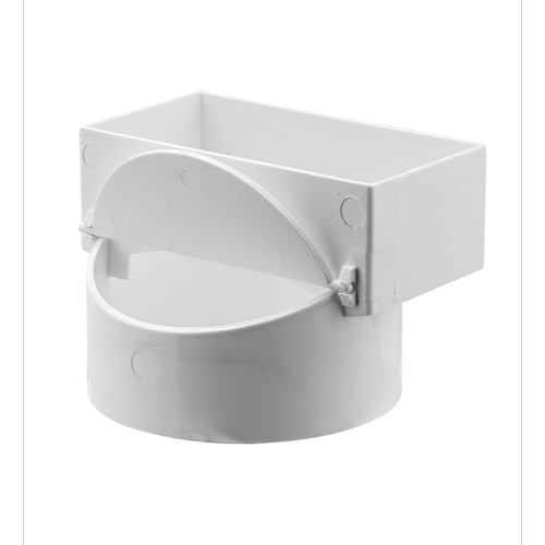 Holman Stormwater PVC Downpipe Adaptor With Inspection Flap - Bunnings ...
