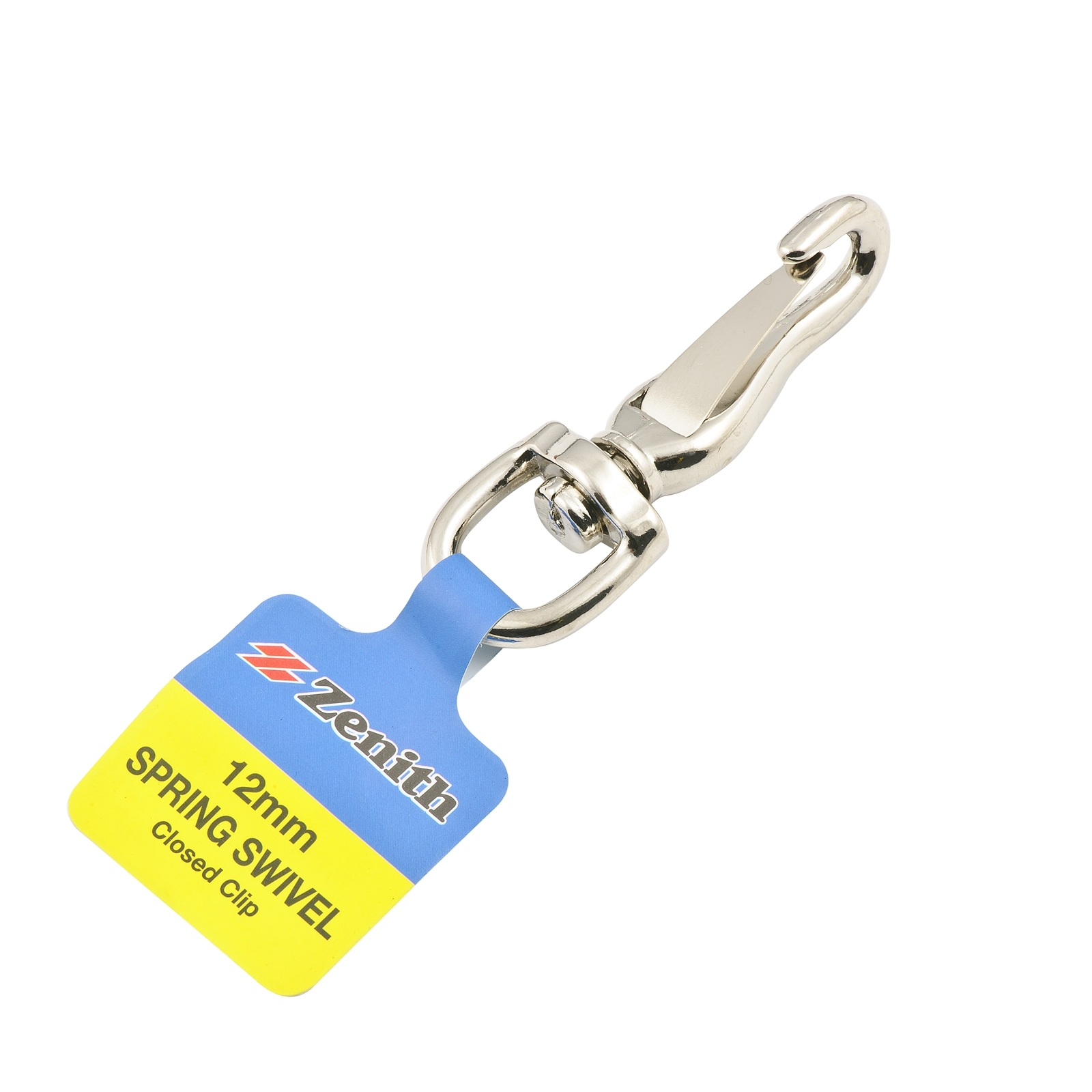 Zenith 12mm Nickel Plated Spring Swivel Closed Clip Hook - Bunnings ...