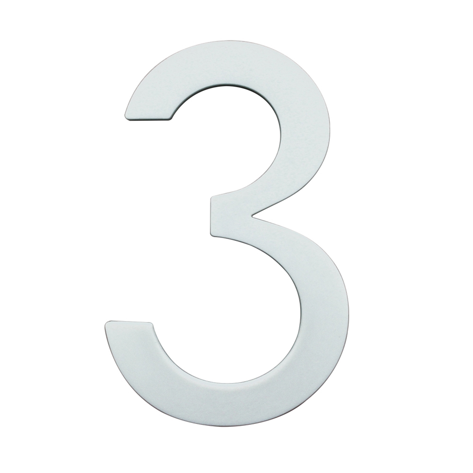 Sandleford 90mm Glow In Dark Acrylic House Number 3 - Bunnings Australia