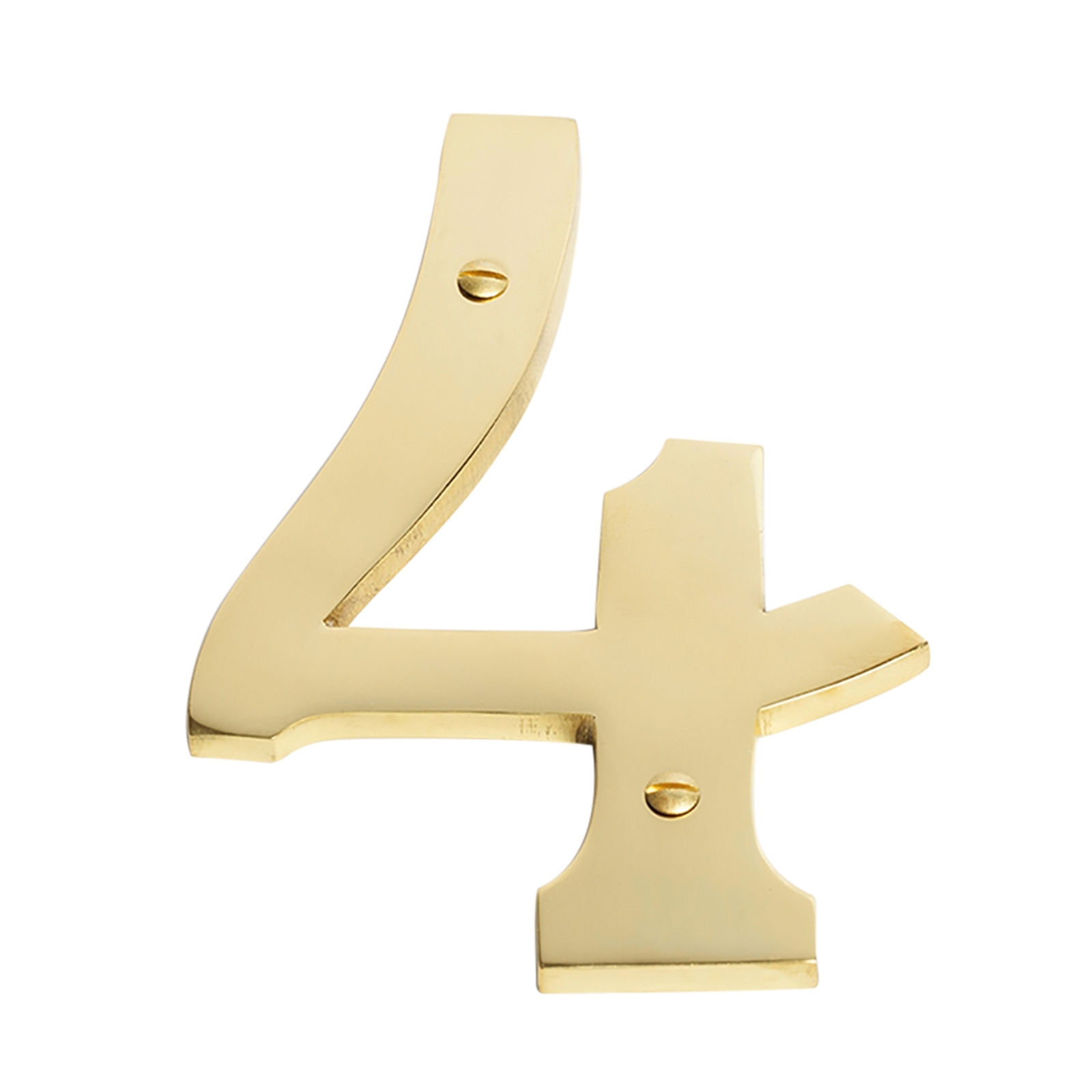 Sandleford 150mm Brass House Number 4 - Bunnings Australia