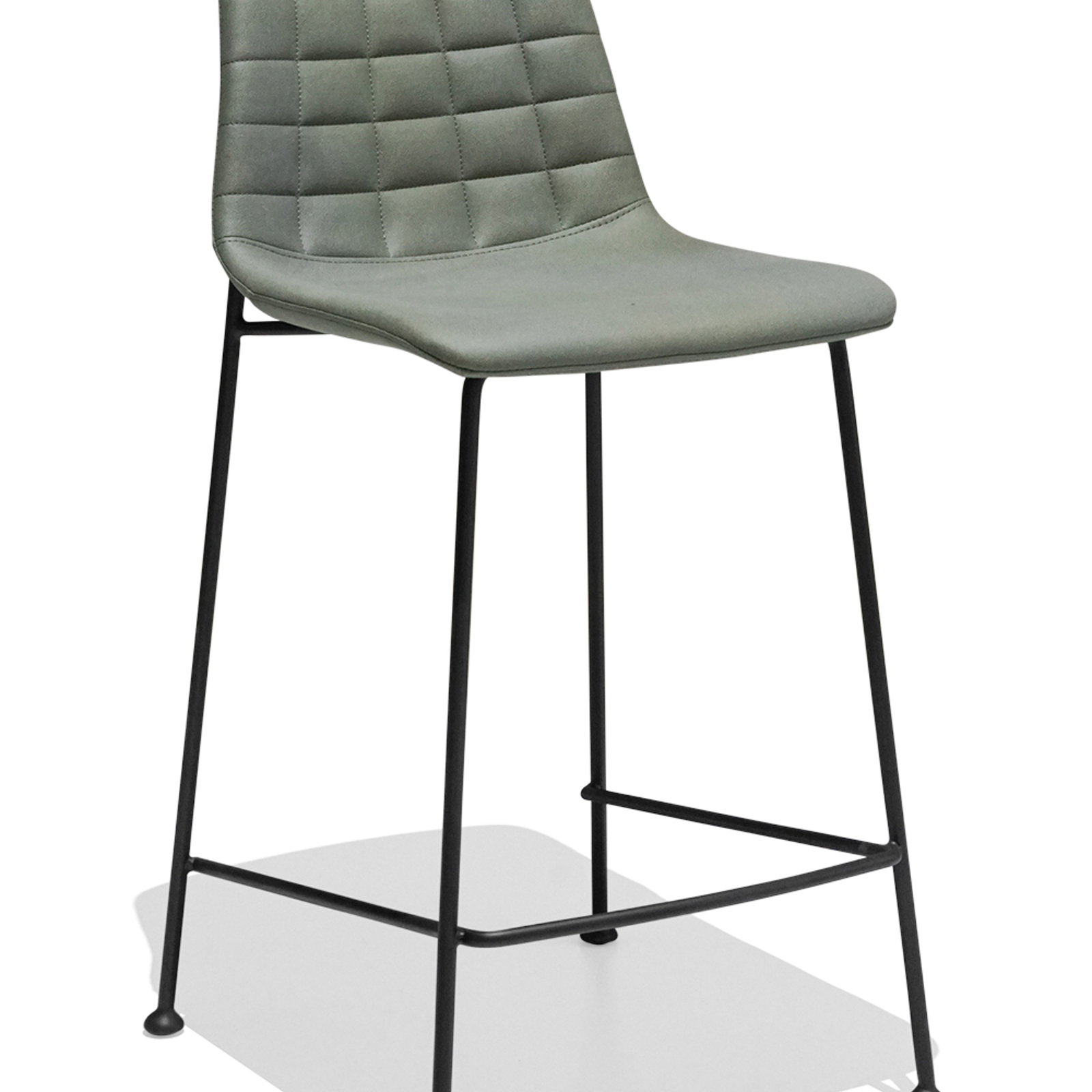 Stockholm Olive Fabric Kitchen Stool - Bunnings Australia