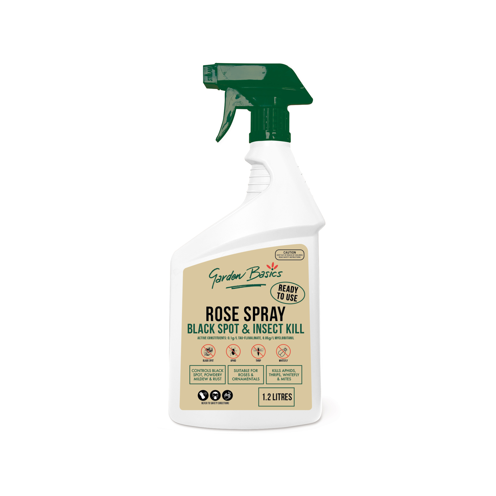 Garden Basics 1.2L Black Spot And Insect Rose Spray - Bunnings Australia