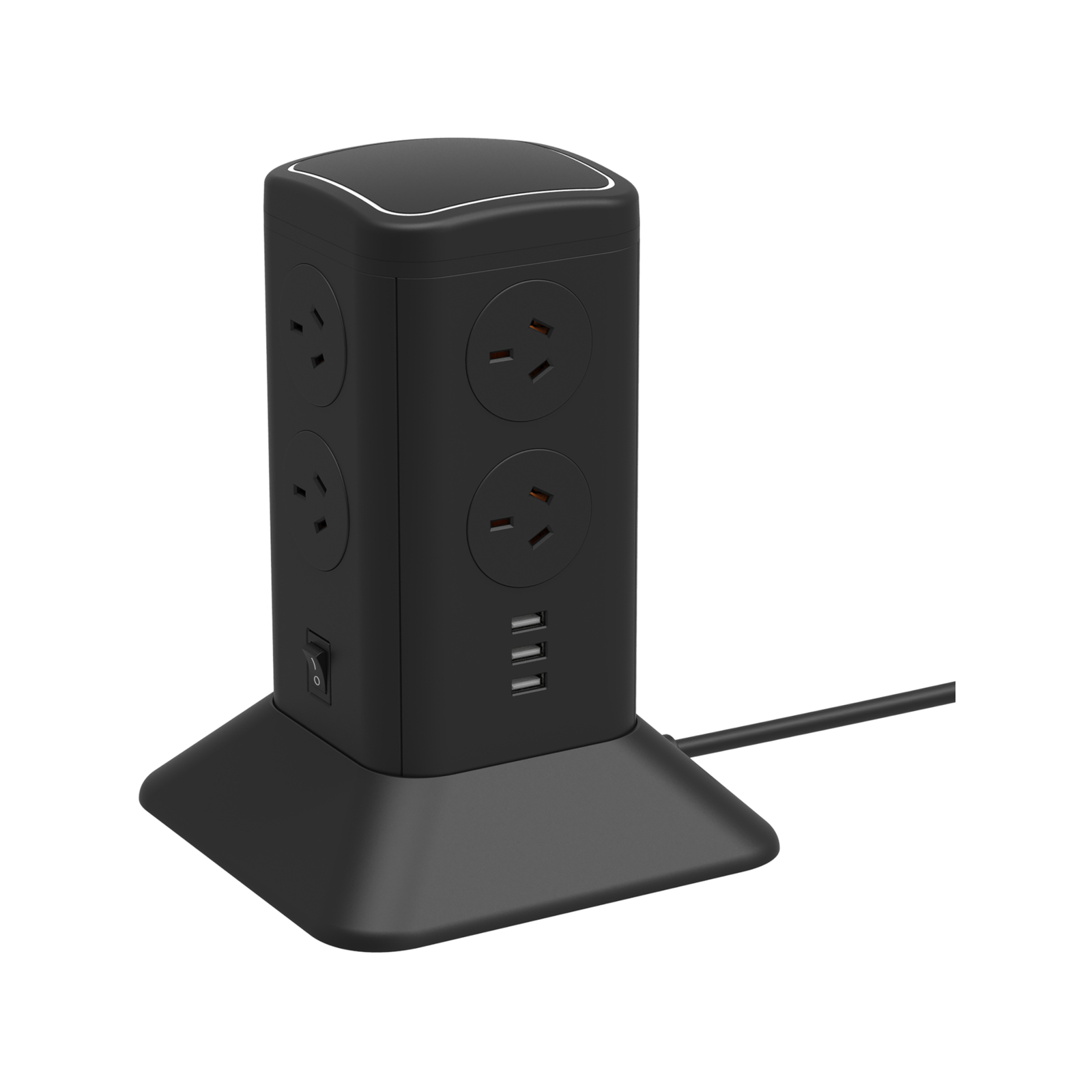 CordTech 3.1A USB 8 Outlet Desktop Tower - Bunnings Australia