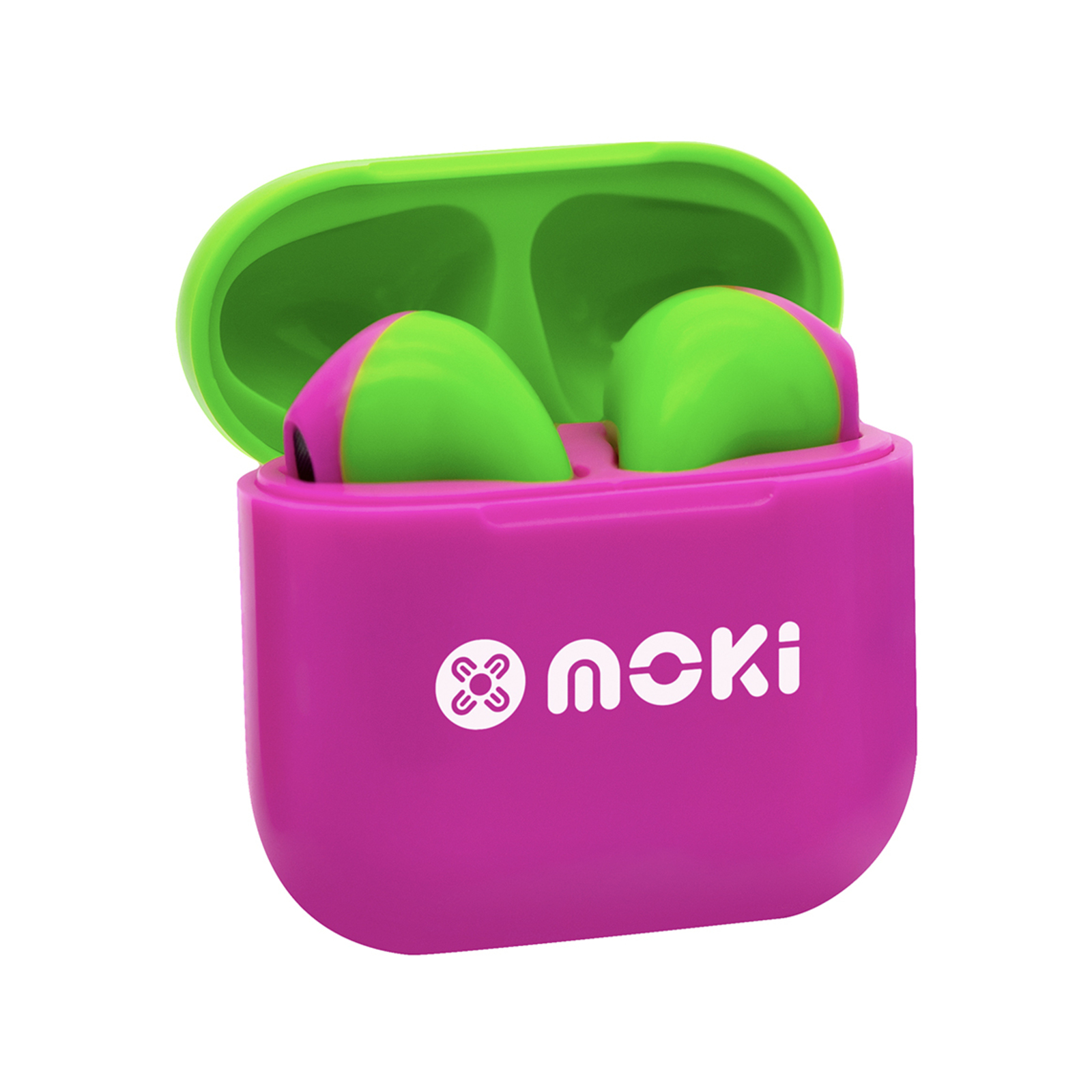 Moki MokiPods Mini TWS Bluetooth Earphones Kids Volume Limited - Pink ...