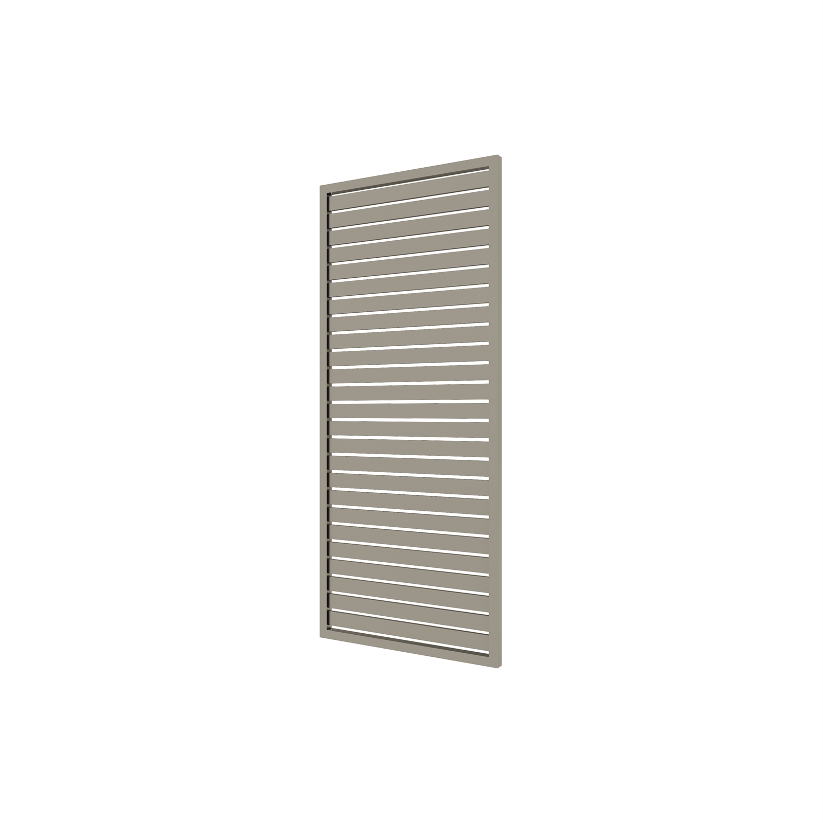 Protector Aluminium 900 x 2100mm Welded 65 x 16mm Slat Panel - Dune ...