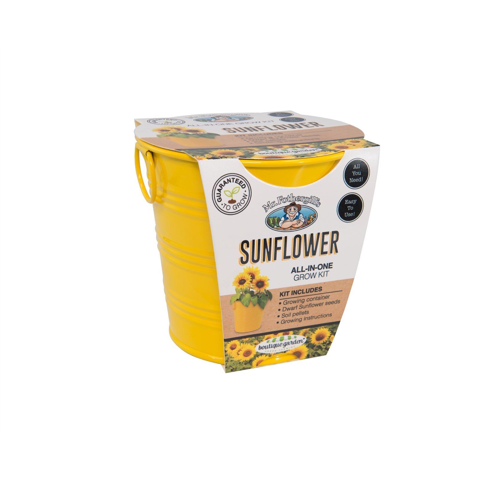 Mr Fothergill's Boutique Gardens Sunflower Grow Kit - Bunnings Australia