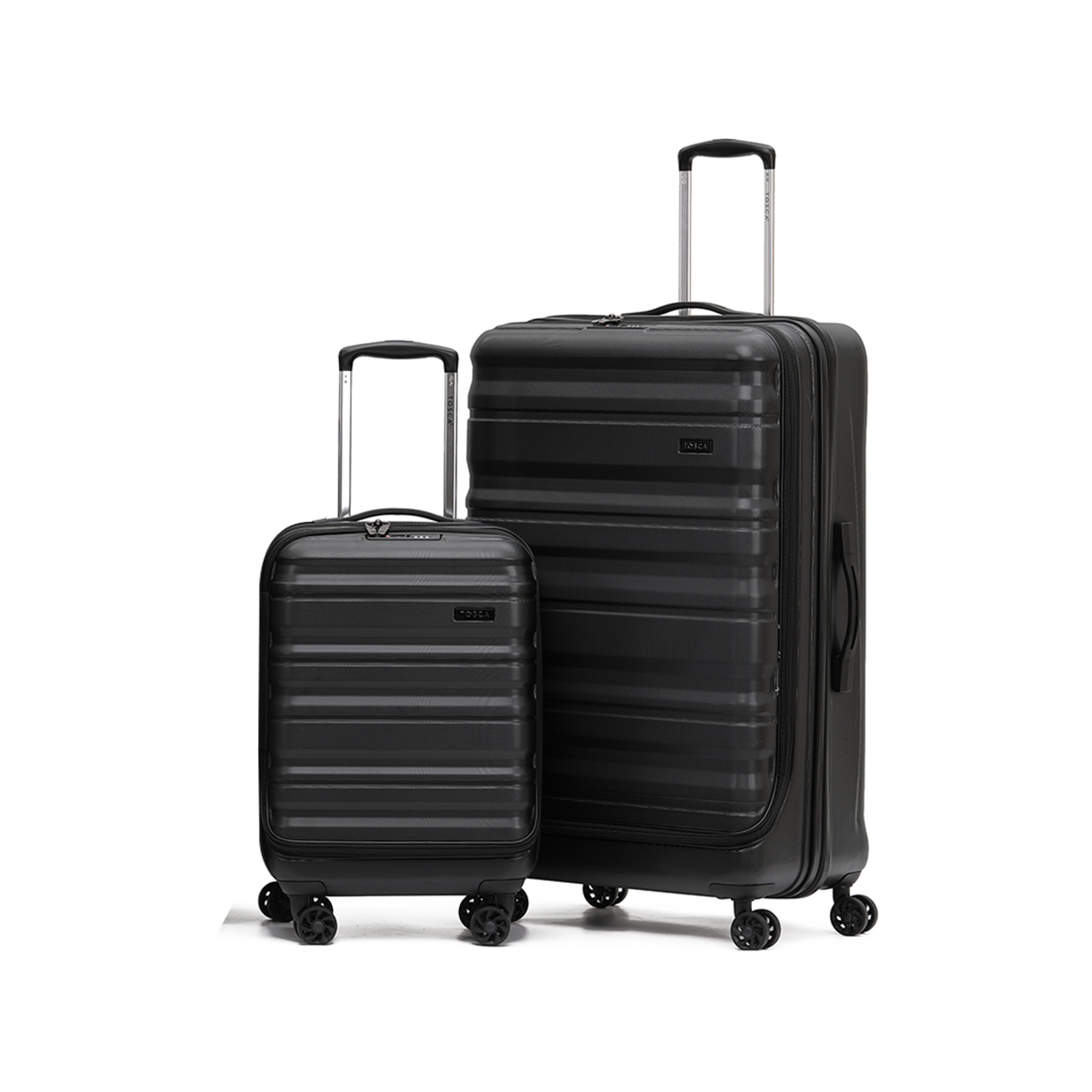 2pc Tosca Sub Zero 2.0 Onboard/Extra Large Travel Case Set Black ...