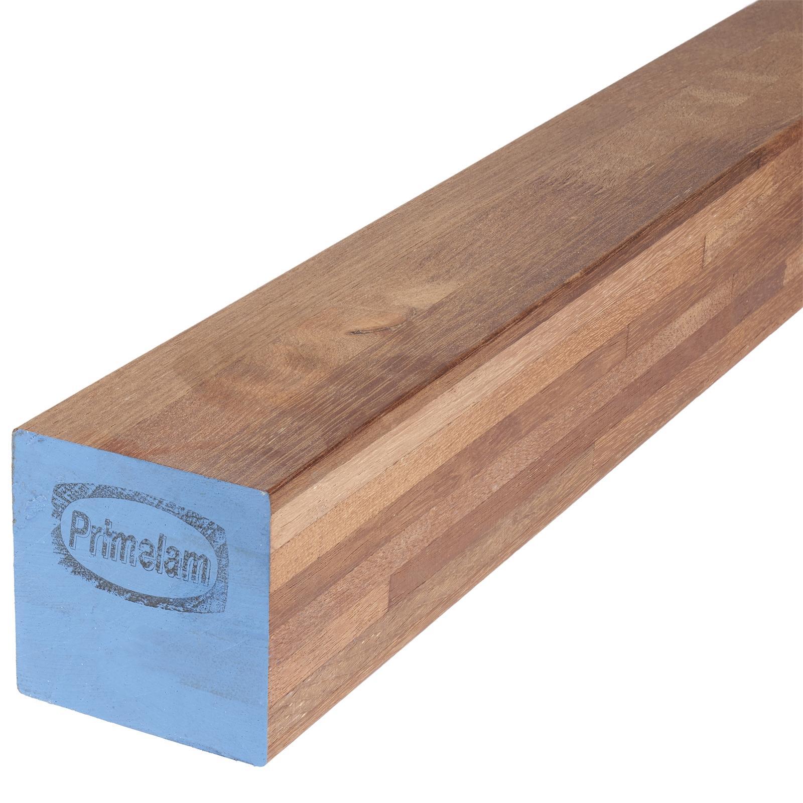 100 x 100mm 2.4m Post GL13 Merbau Laminated Select Grade DPR KD ...