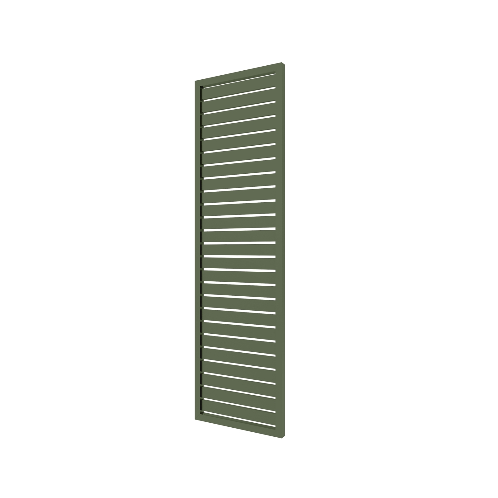 Protector Aluminium 600 x 2100mm Welded 65 x 16mm Slat Panel - Pale ...
