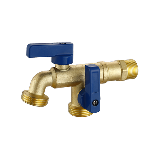 EnduraSeal 20mm Male Dual Outlet Garden Tap - Bunnings Australia