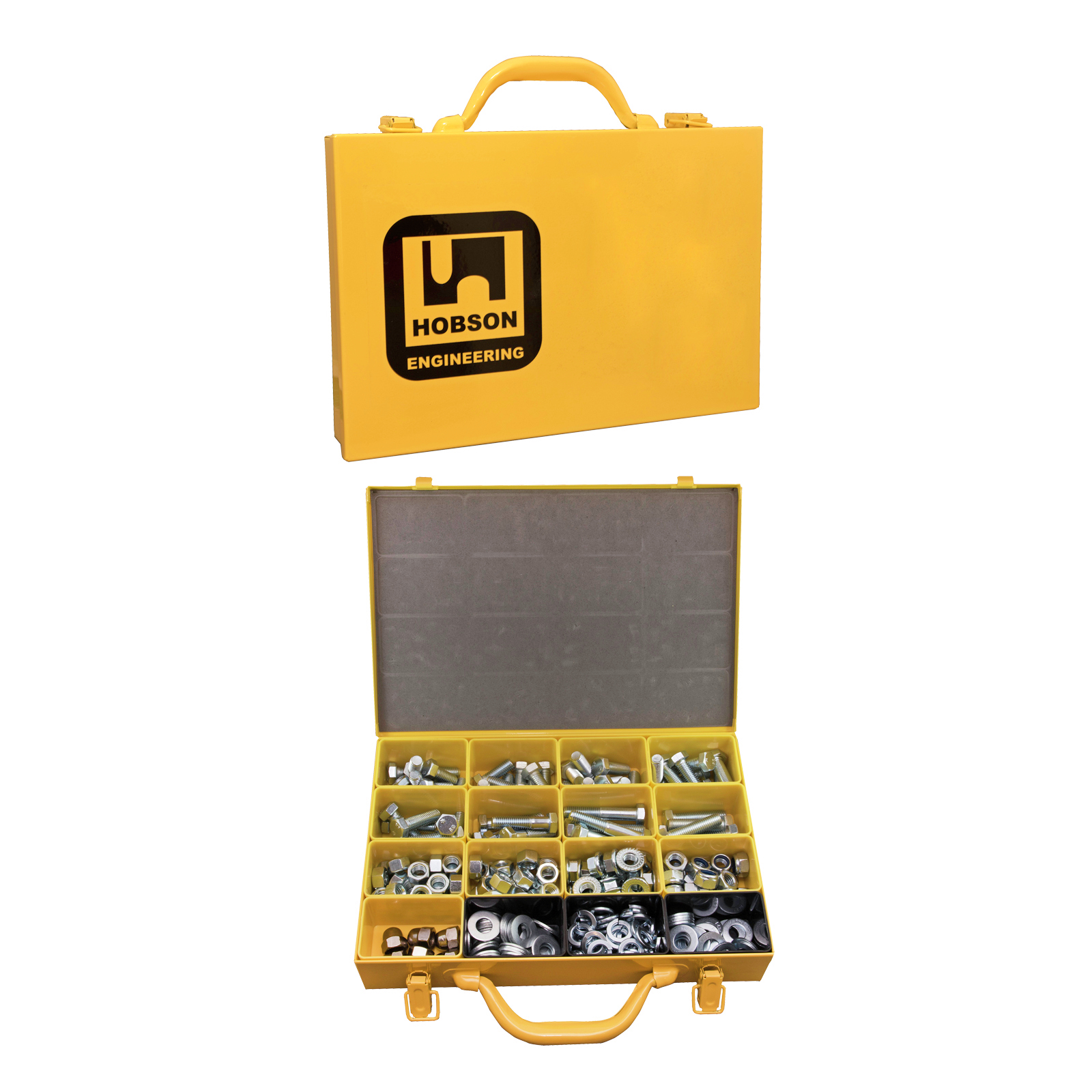 Hobson Engineering M12 Zinc Plated Fastener Kit - 290 Piece - Bunnings ...