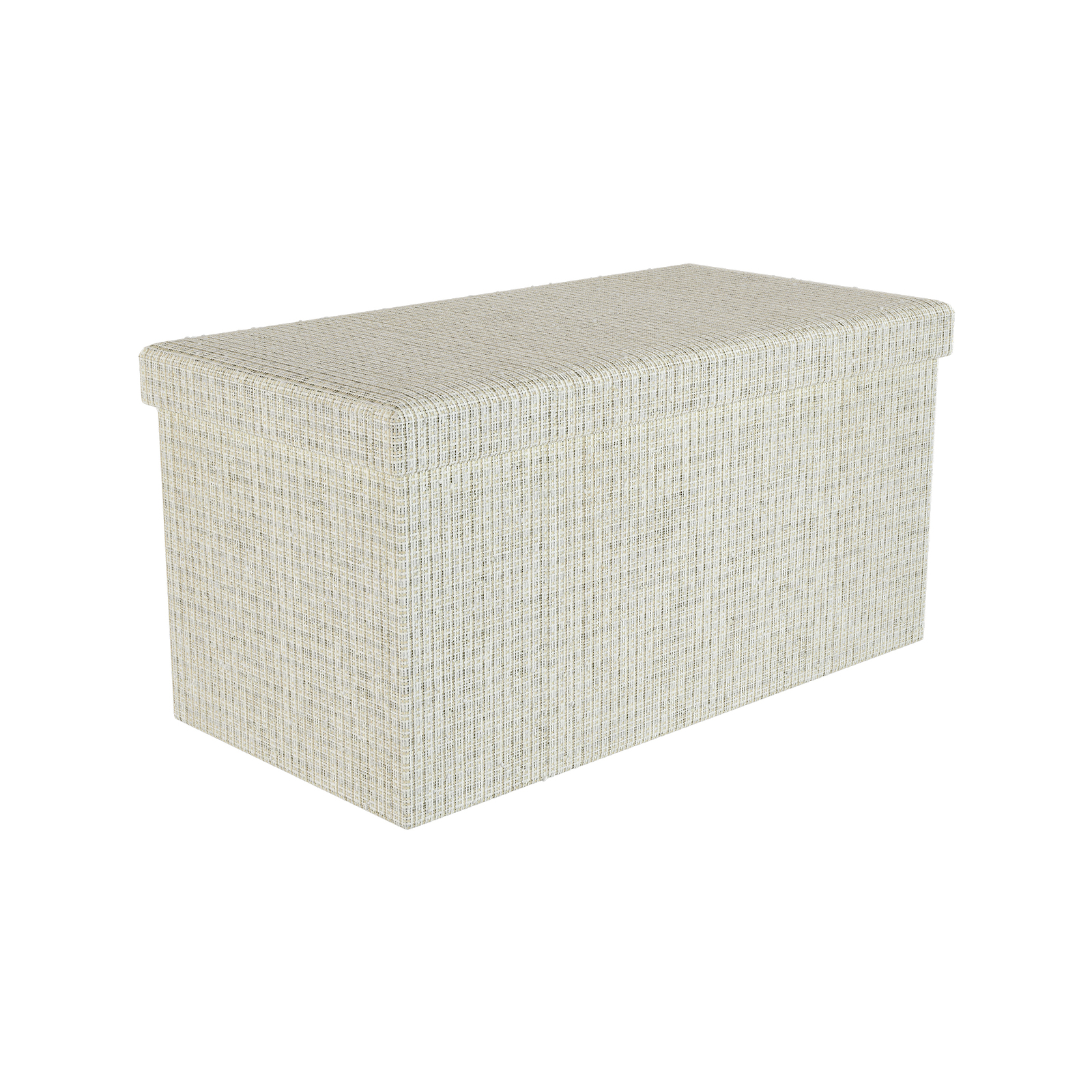 Flexi Storage Living Cotton Paper Weave Rectangle Storage Ottoman ...
