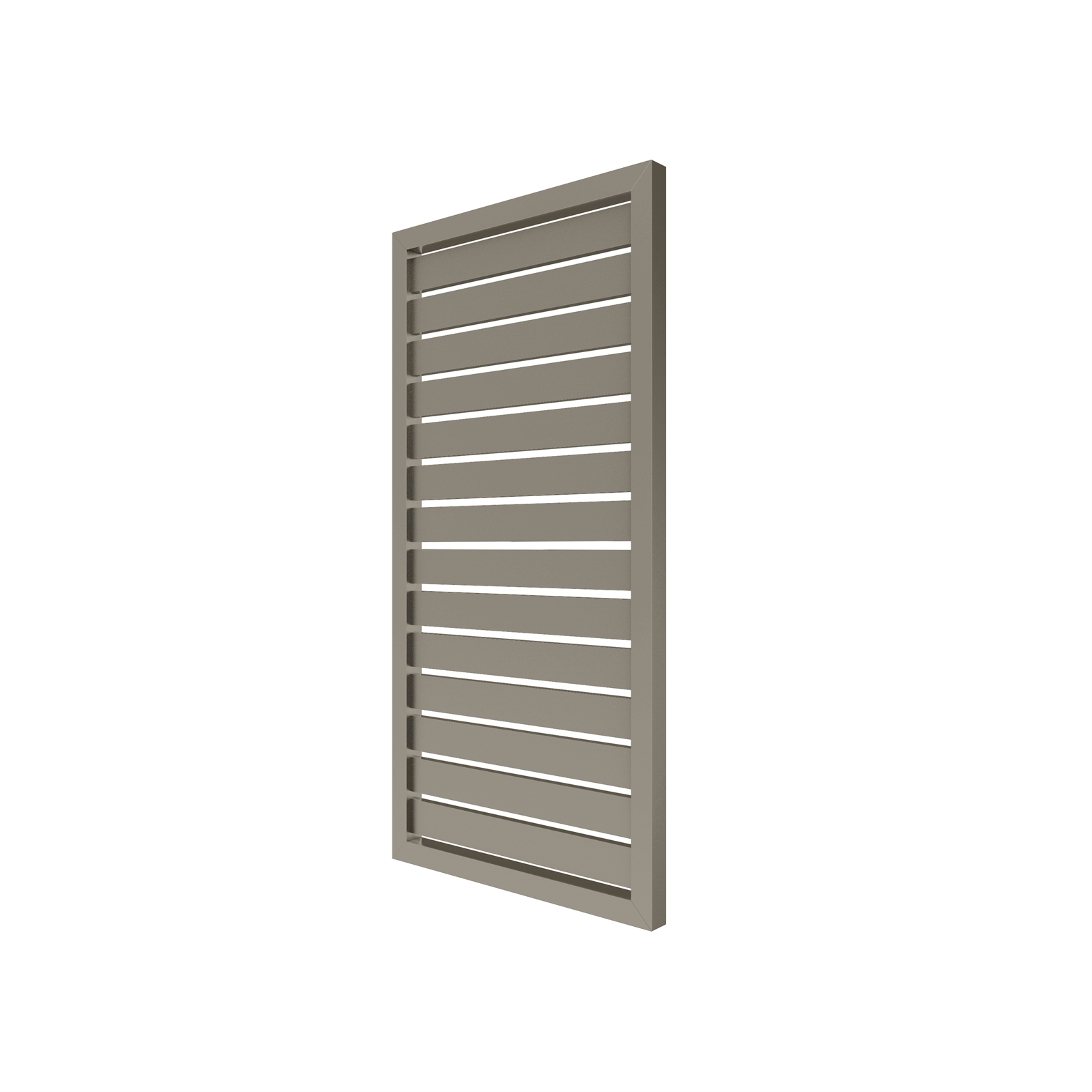 Protector Aluminium 600 x 1200mm Welded 65 x 16mm Slat Panel - Dune ...