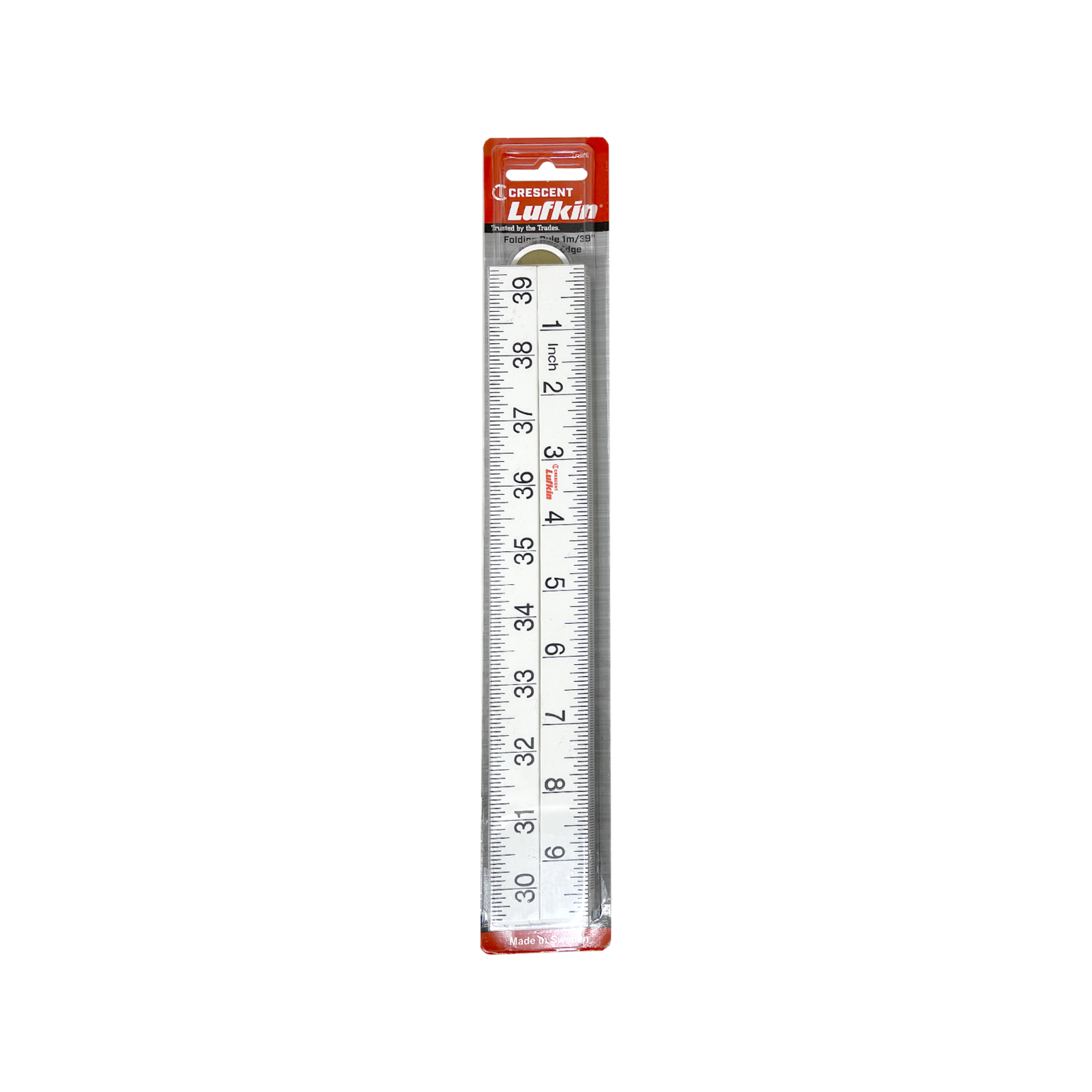 Crescent Lufkin 1m/ 39" 4-Fold Bevelled Edge Ruler - Bunnings Australia