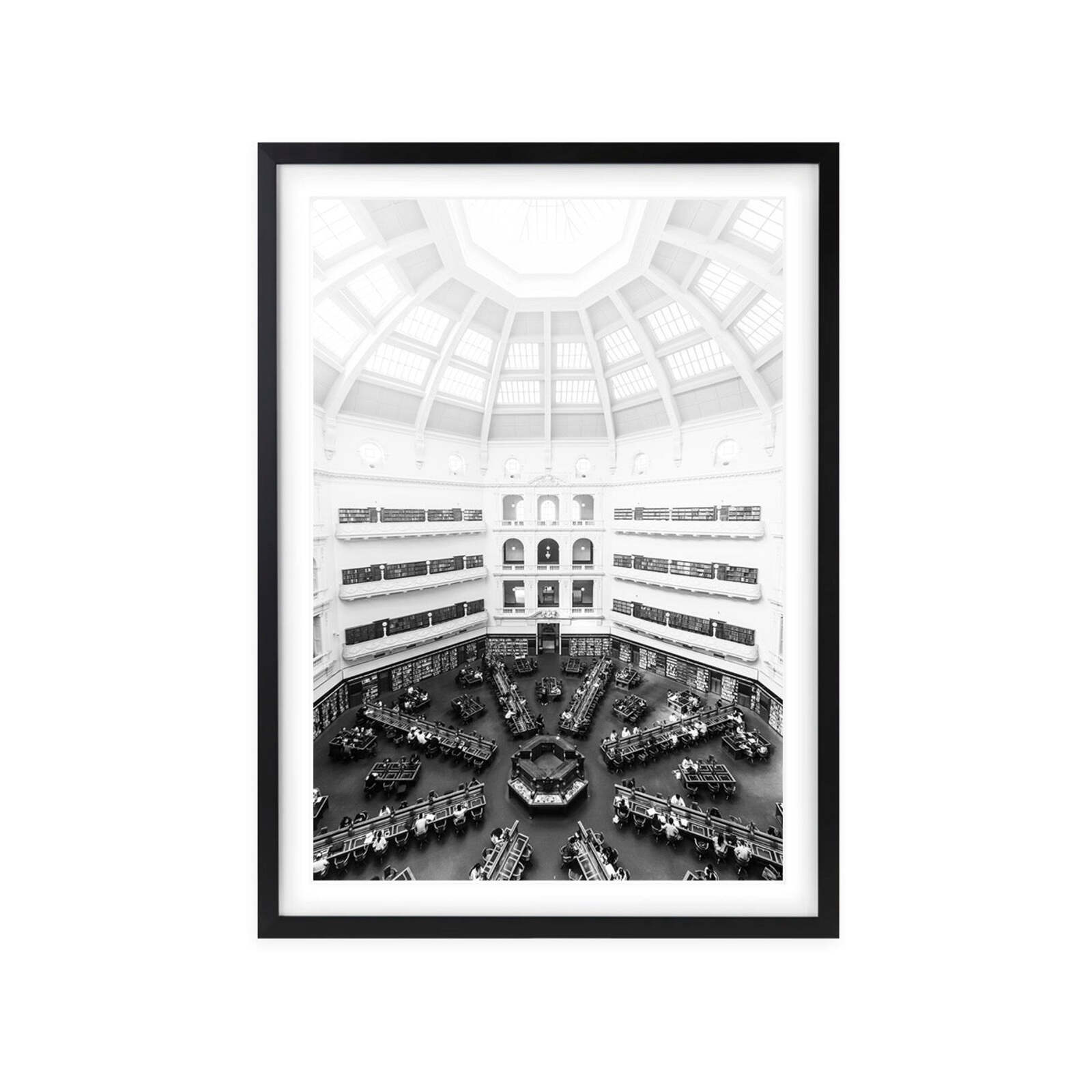 Wall Art's State Library Victoria Framed A1 Art Print - Bunnings Australia