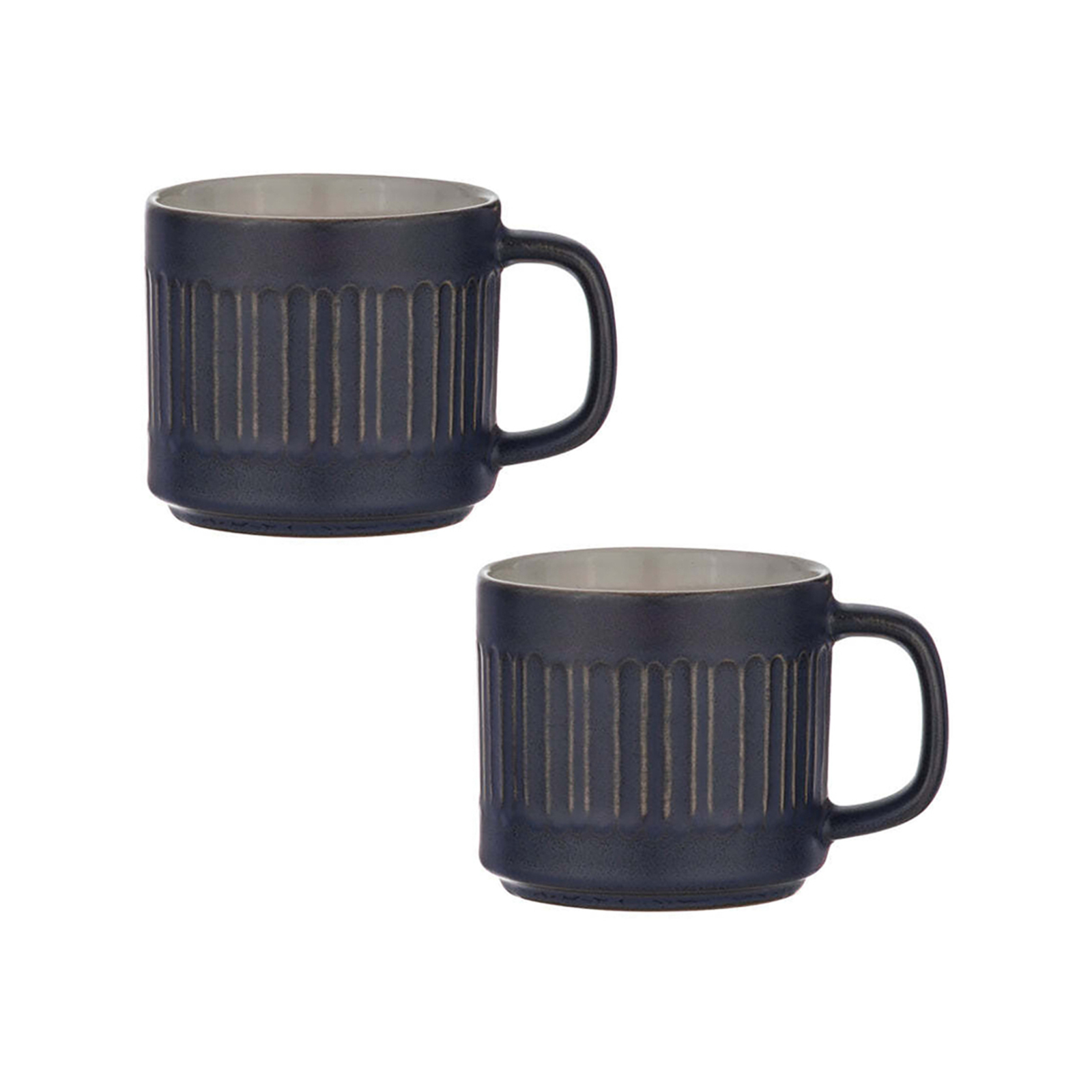 2PK Ladelle Carve Denim Mug Modern Kitchen Drinkware - Bunnings Australia