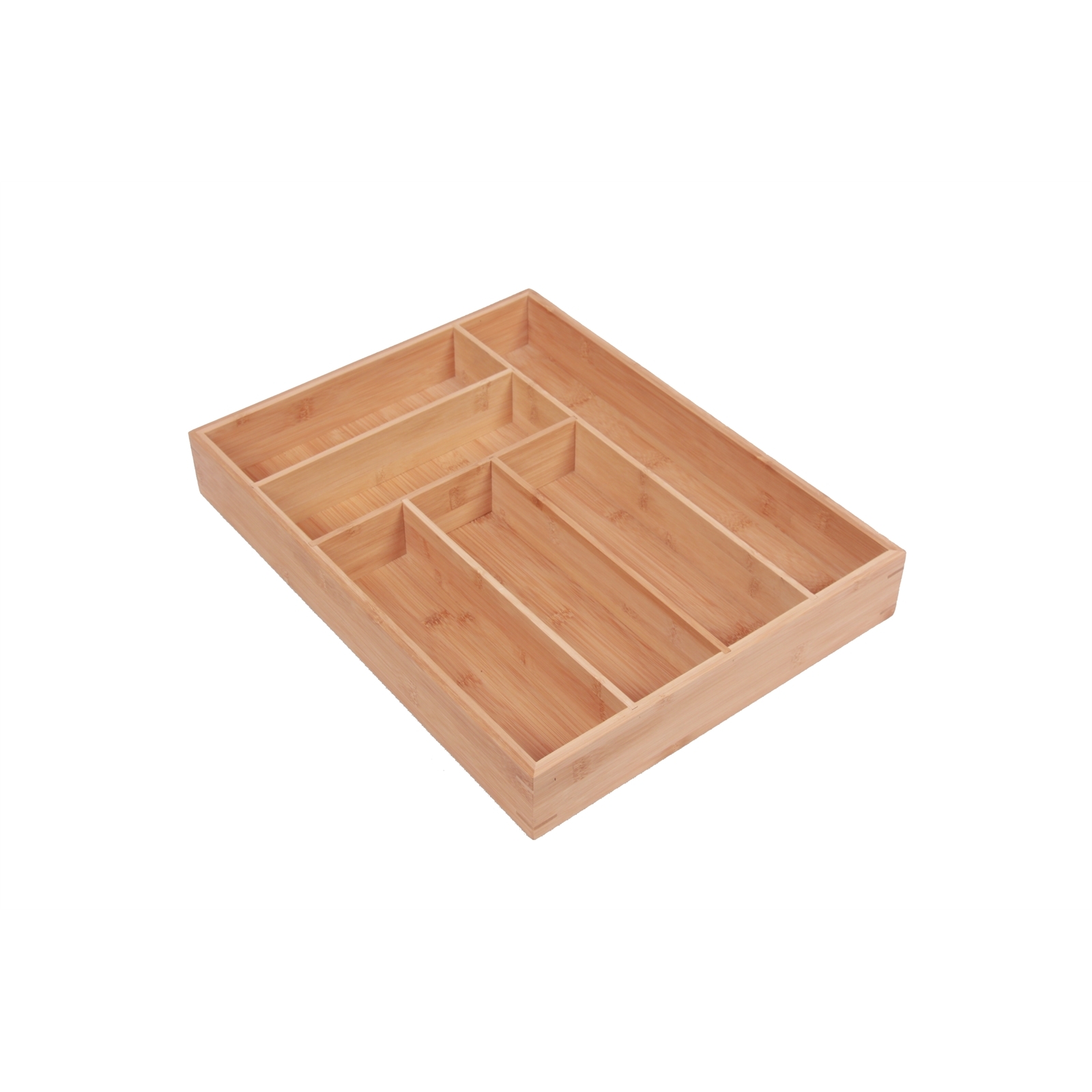 Practa Solutions Bamboo 6 Section Cutlery Tray - Bunnings Australia