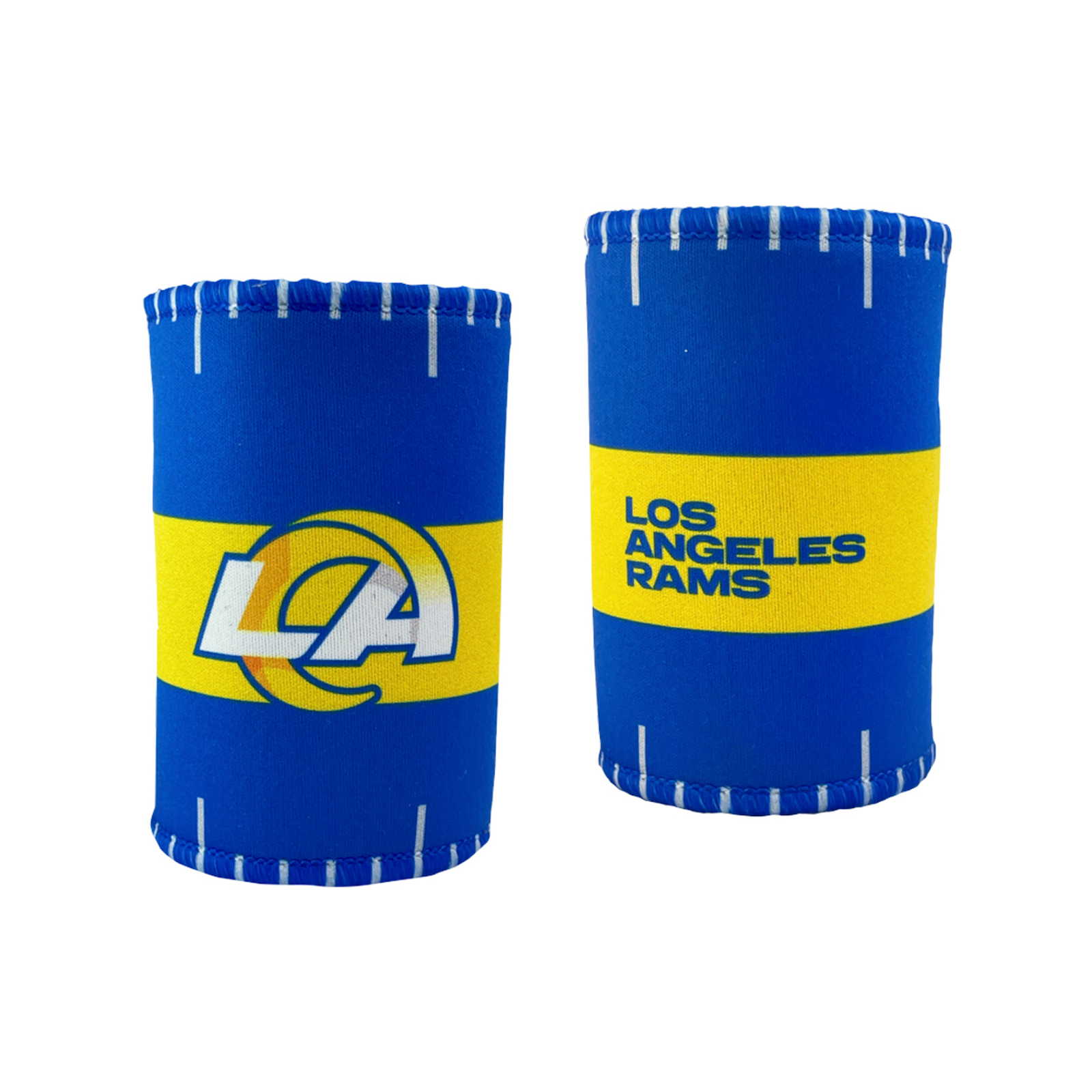 2PK NFL Los Angeles Rams 11.5cm Stubby Can/Bottle Beverage Holder ...
