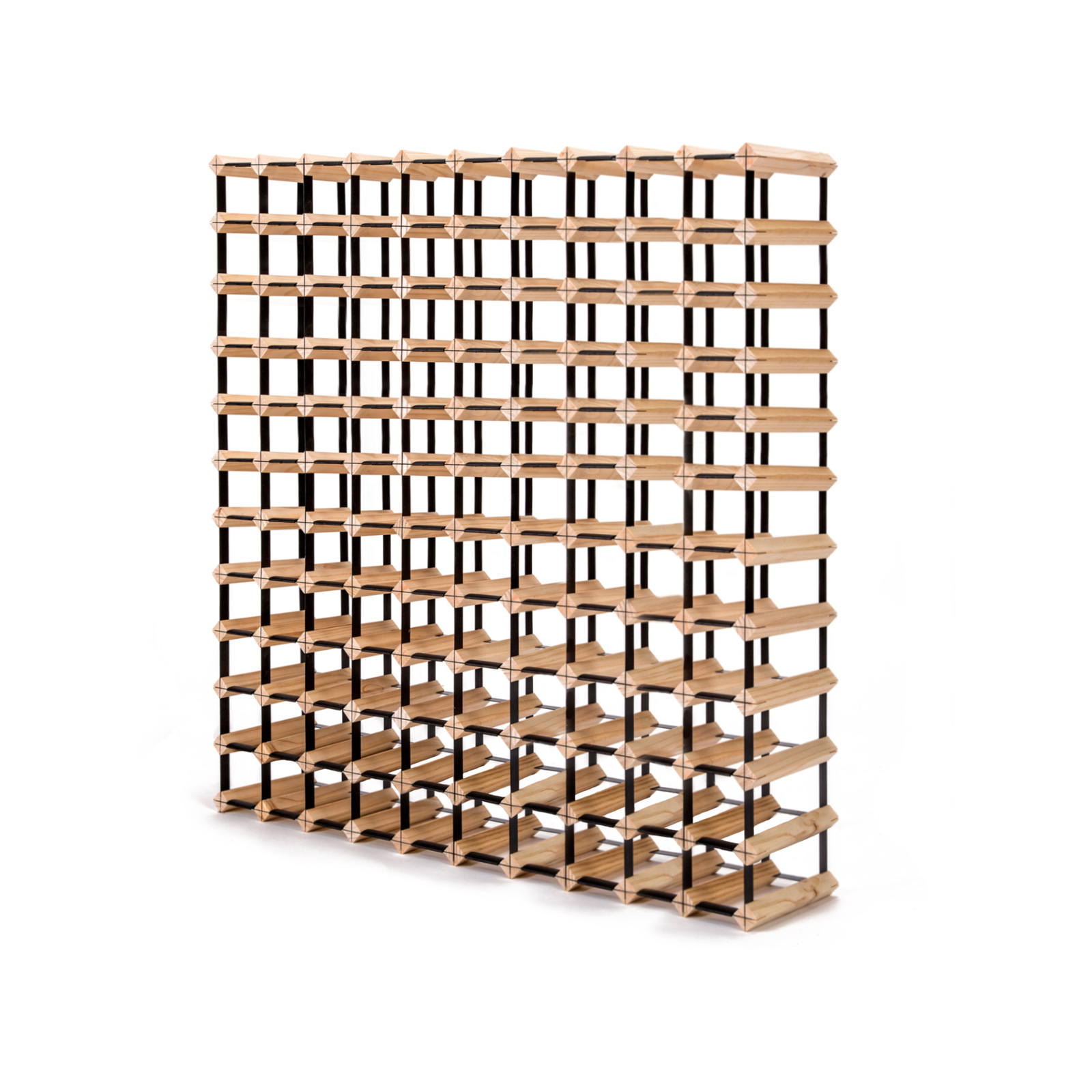 La Bella 120 Bottle Timber Wine Rack Storage Cellar Organiser ...