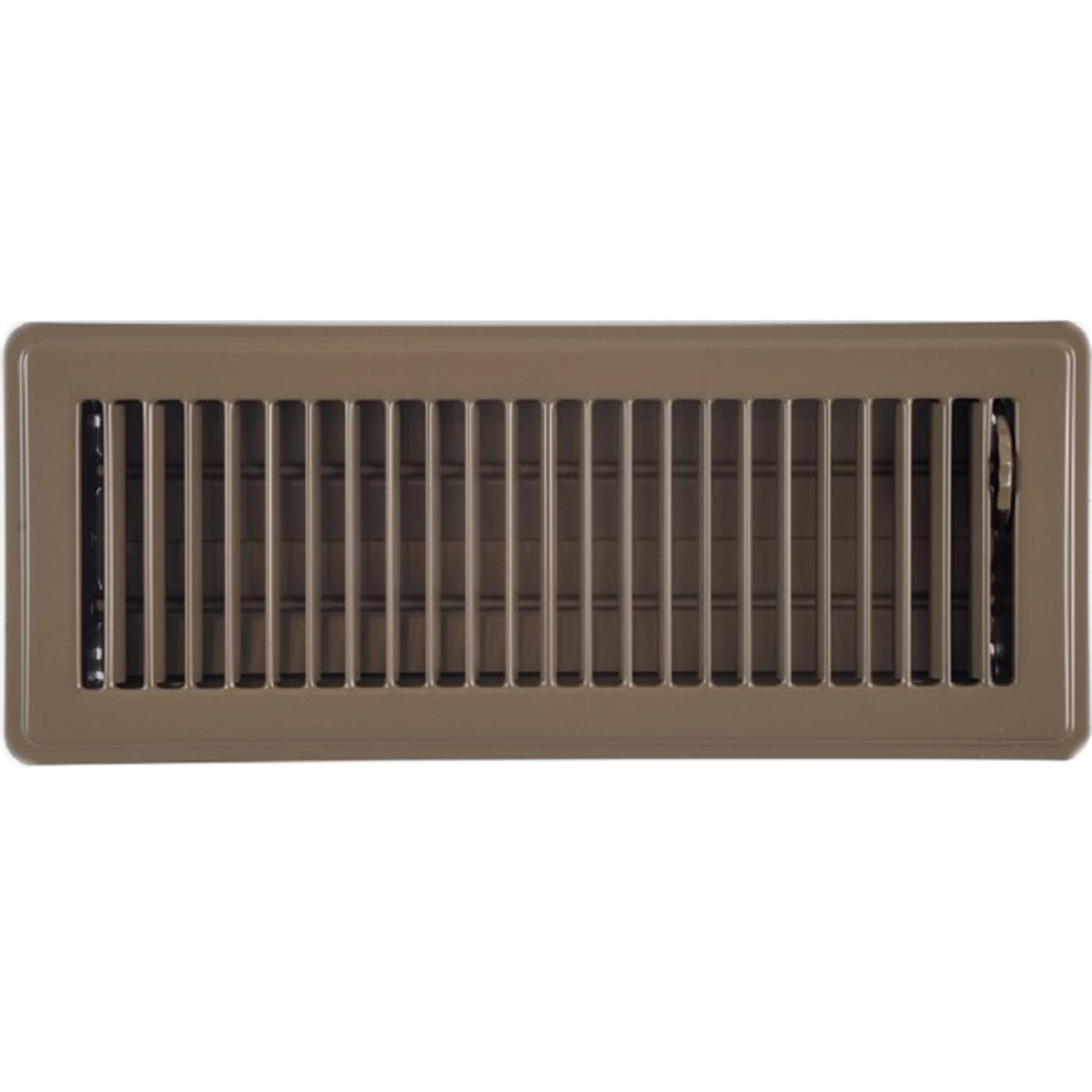 Accord 10 x 30cm Brown Metal Louvered Floor Vent - Bunnings Australia