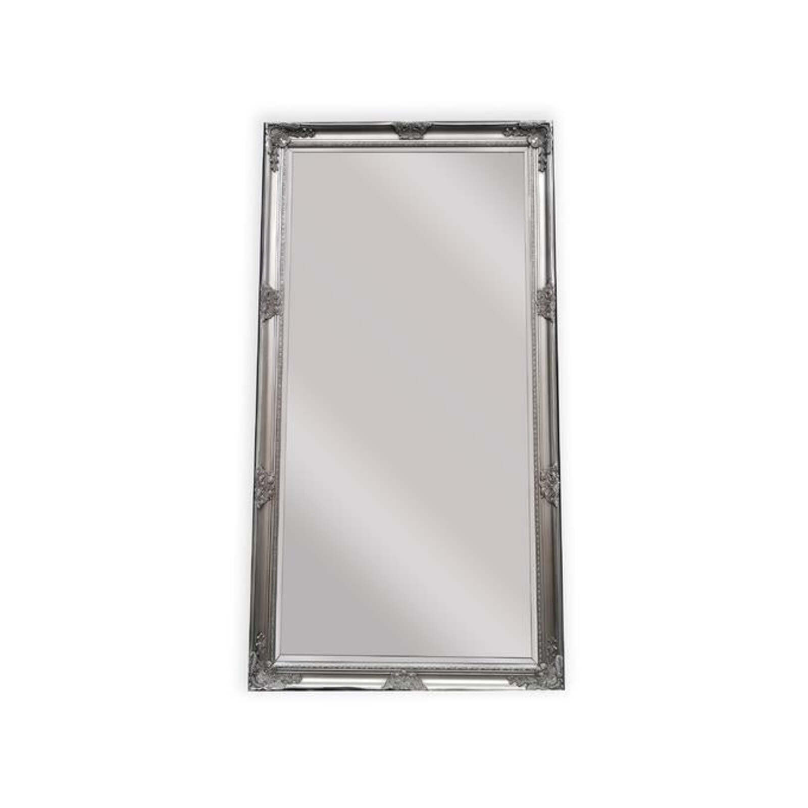 French Classic Ornate Silver Full Length Mirror 100x190 - Bunnings ...