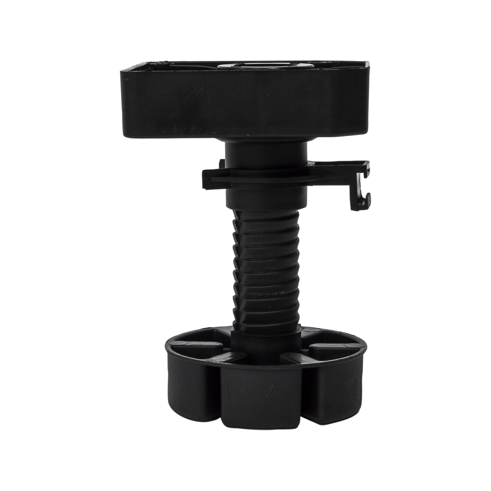 Hafele 100mm Black Adjustable Screw On Leg Set - 4 Pack - Bunnings ...