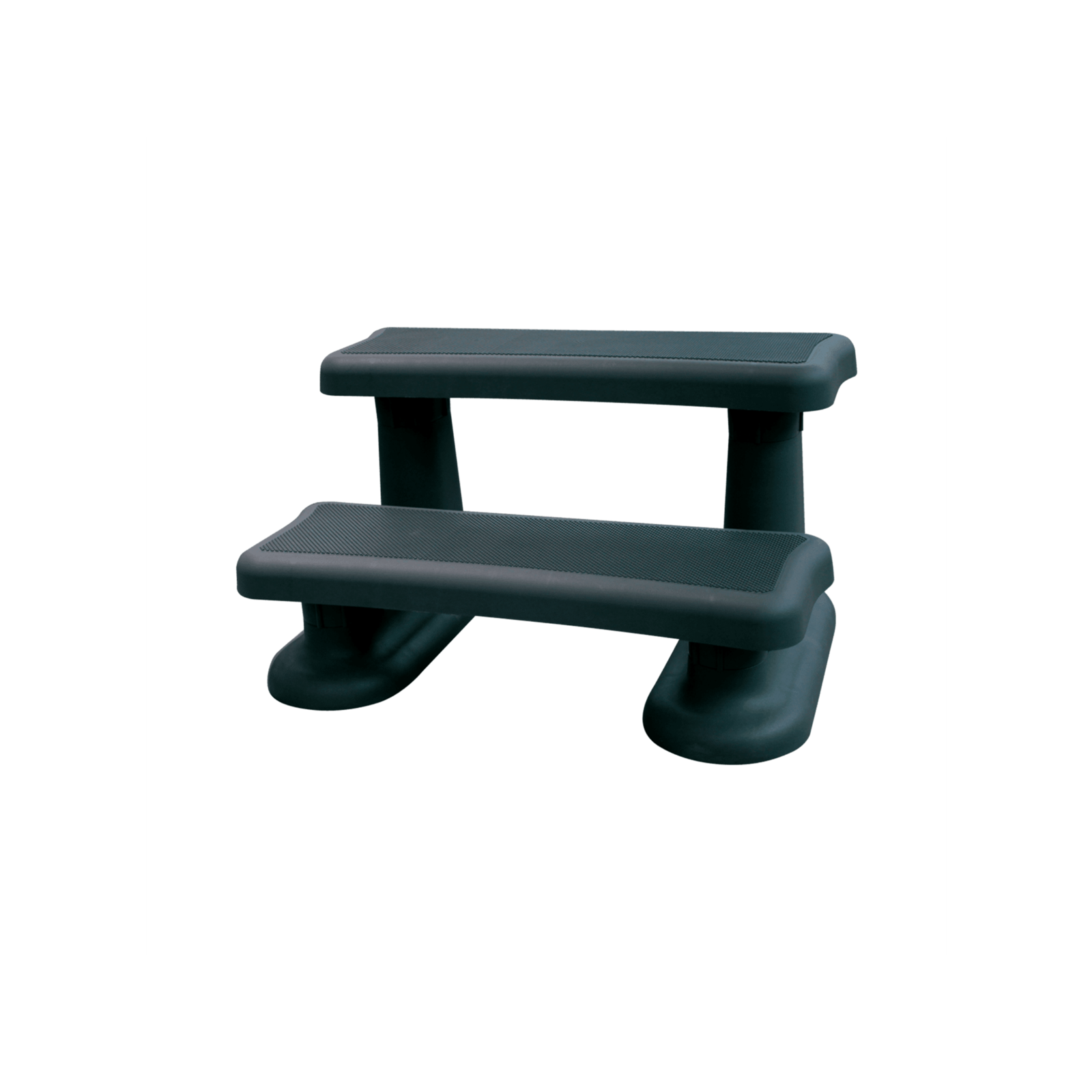 Spa Life 2 Tier Black Spa Steps - Bunnings Australia