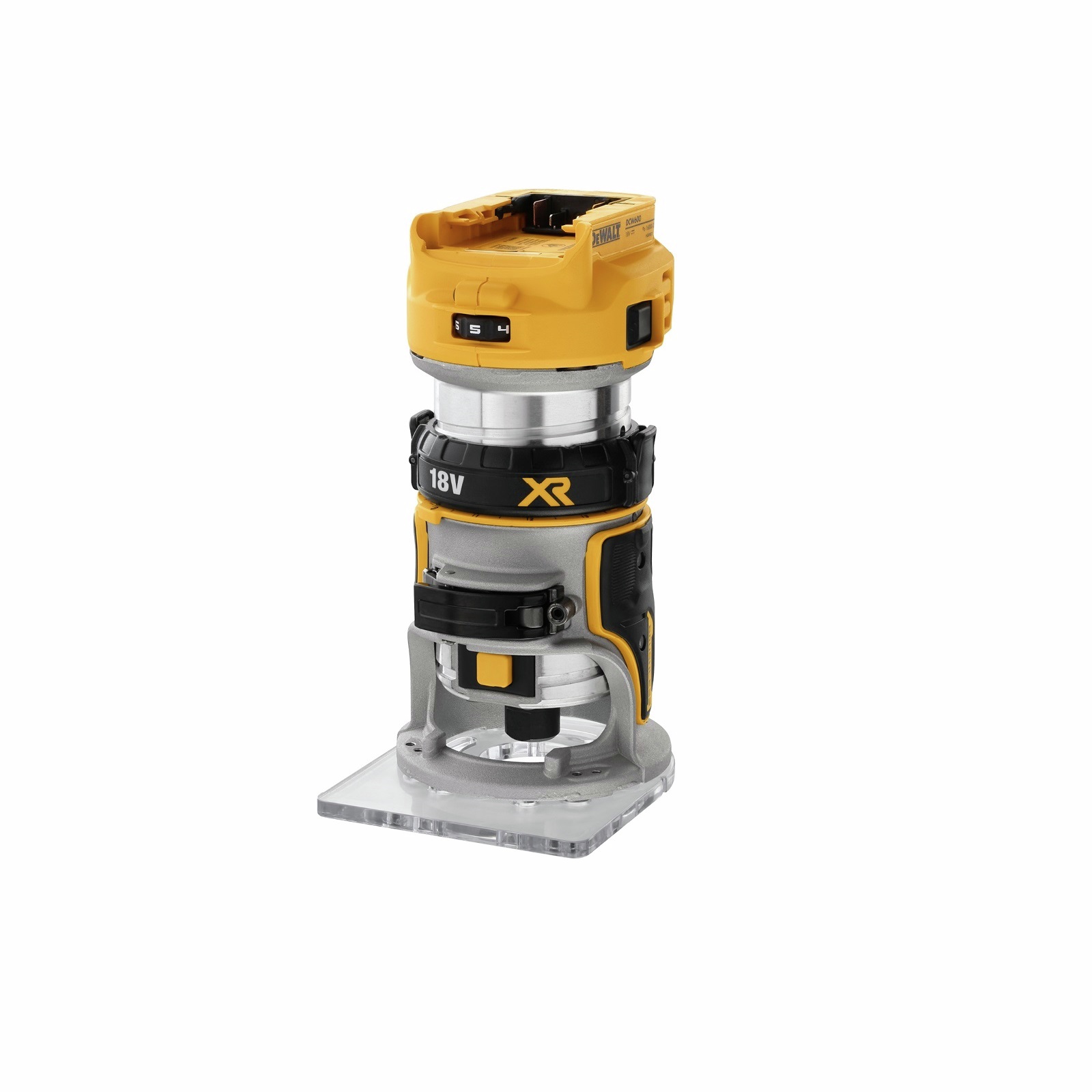 DeWALT 8mm 18V XR Li-Ion Brushless Router - Skin Only - Bunnings Australia