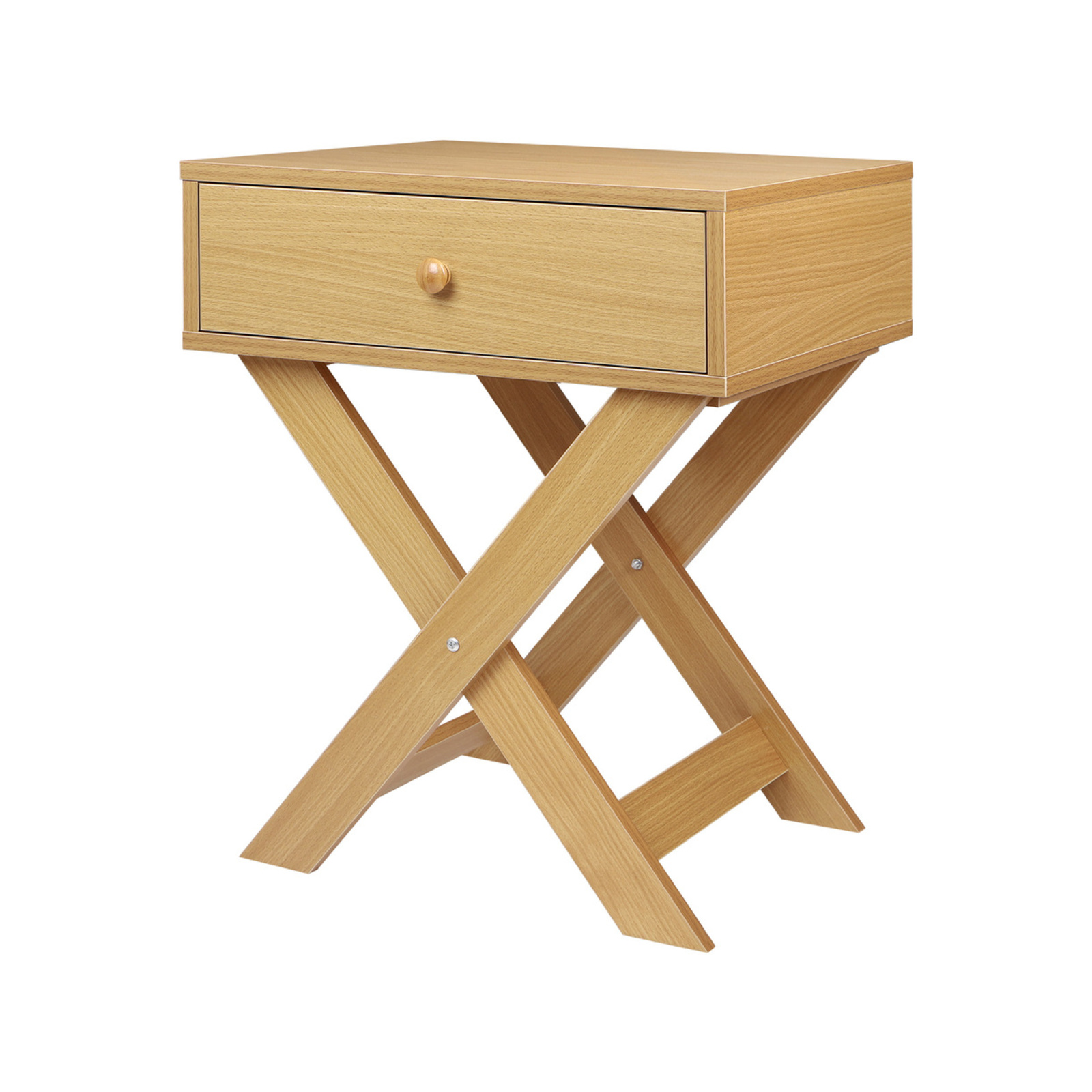 ALFORDSON Bedside Table Wood - Bunnings Australia