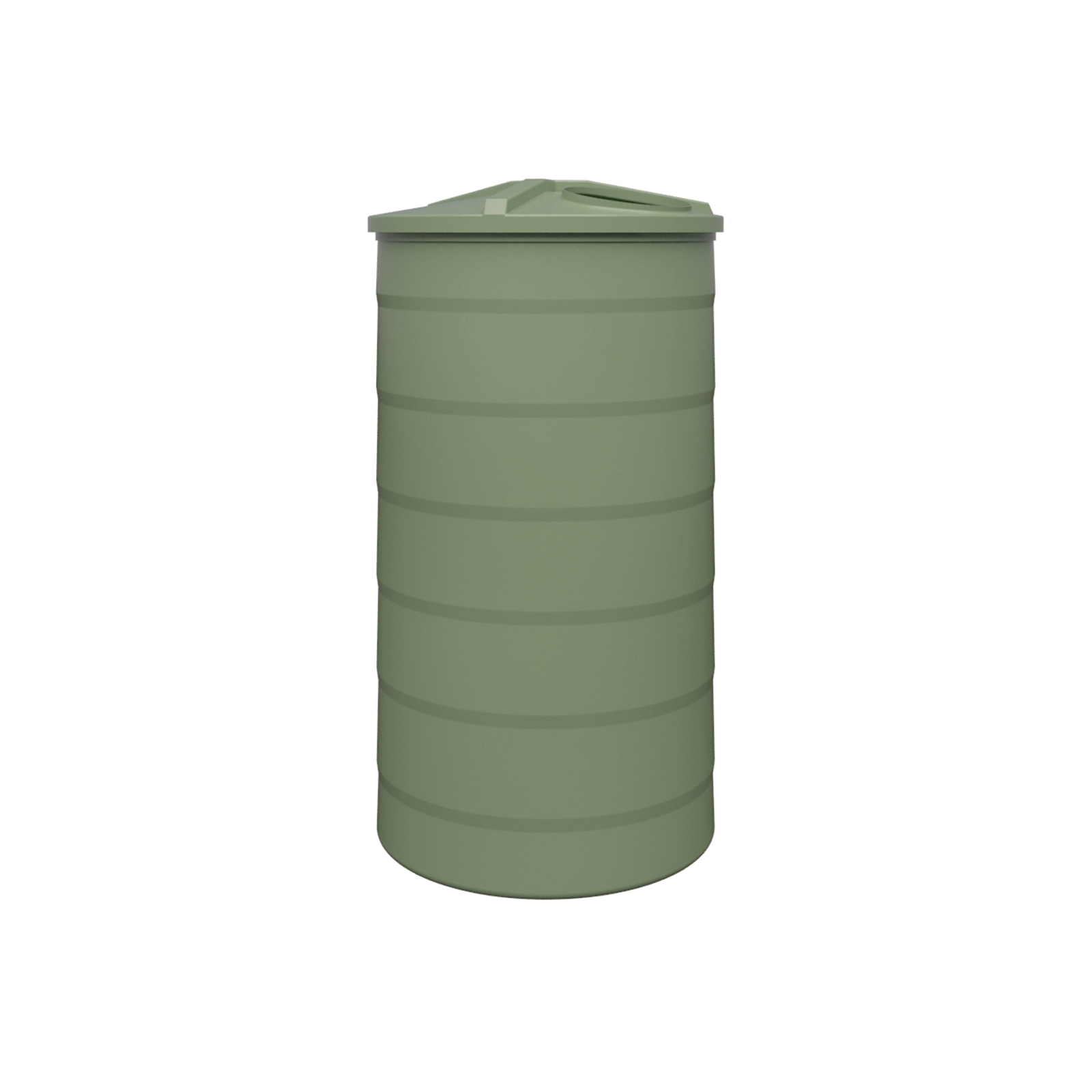 National Poly 1500L Round Water Tank - Rivergum - Bunnings Australia