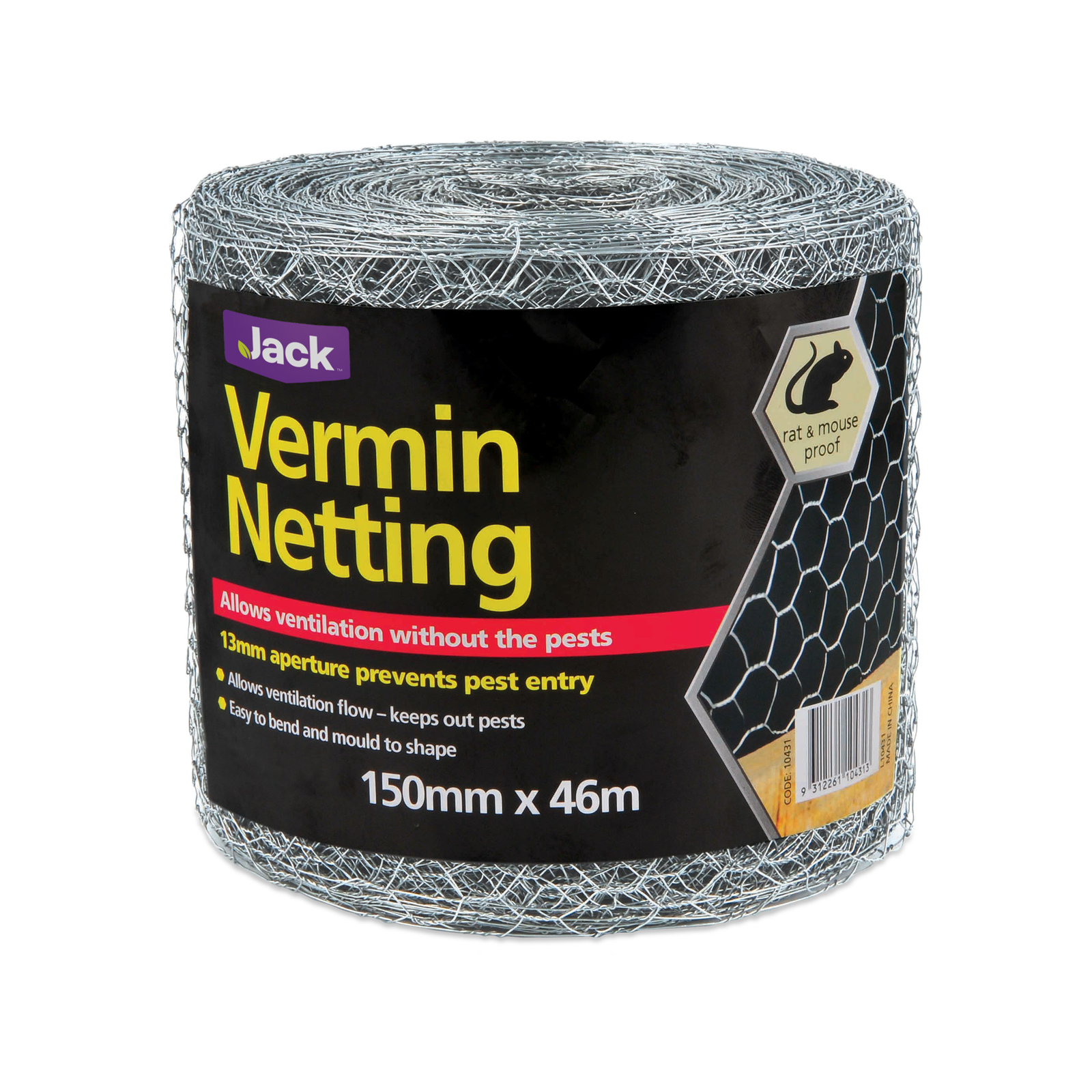 Jack 150 x 13 x 0.56mm x 46m Vermin Mesh - Bunnings Australia