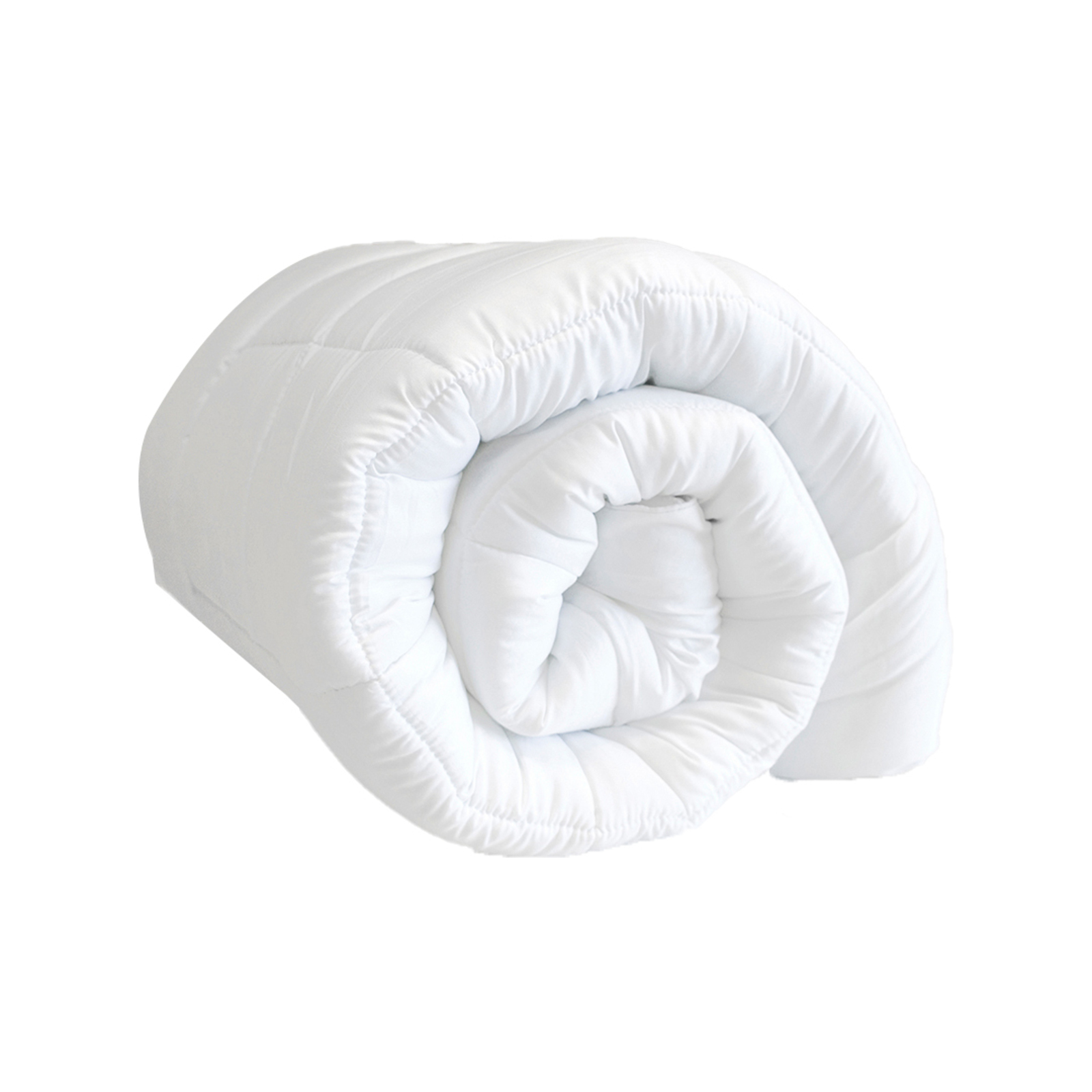 Ardor 300GSM Microfibre Quilt 165x210cm White w/ Cover - Bunnings Australia