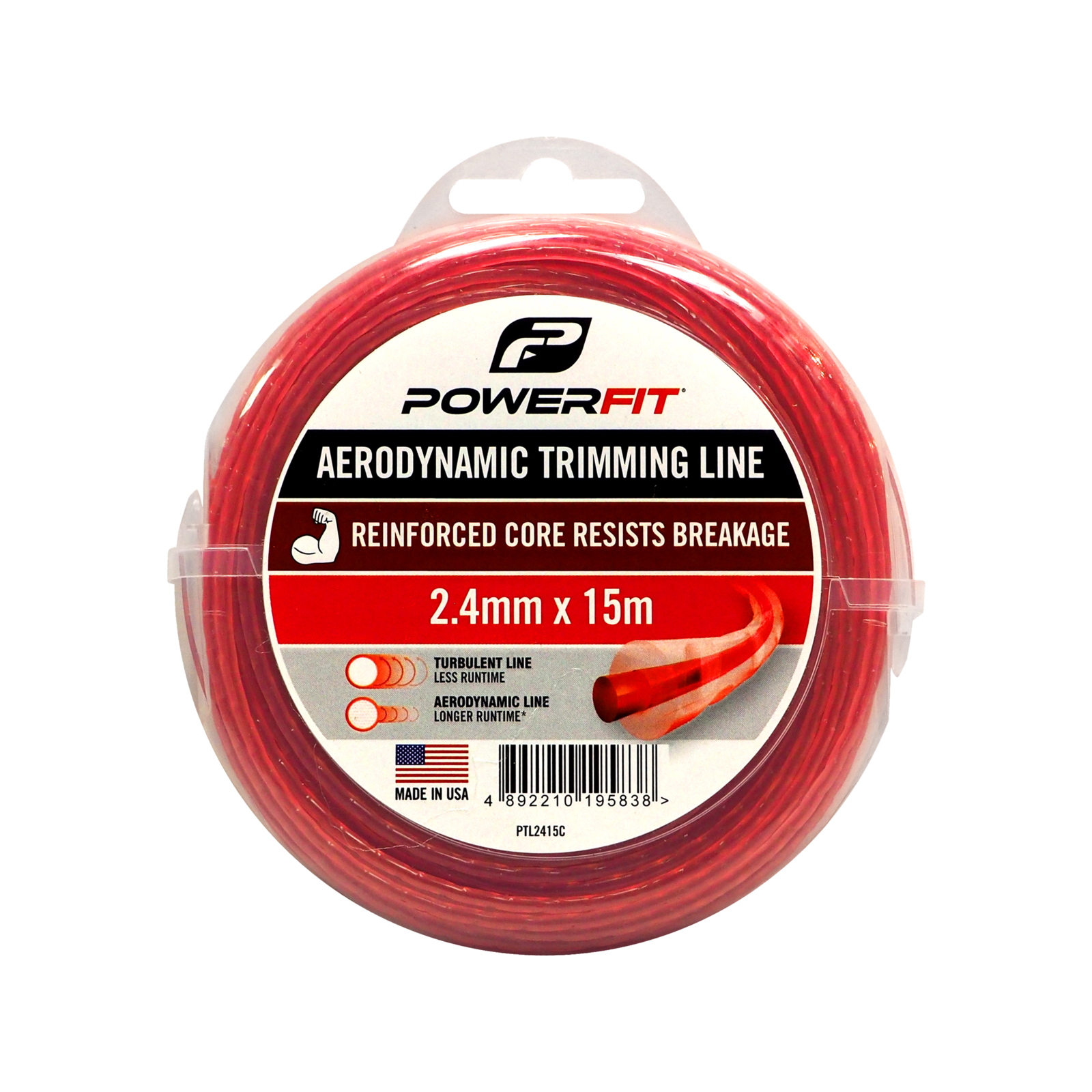 Powerfit 2.4mm x 15m Trim Co Extruded Dimpled Trimmer Line - Bunnings Australia